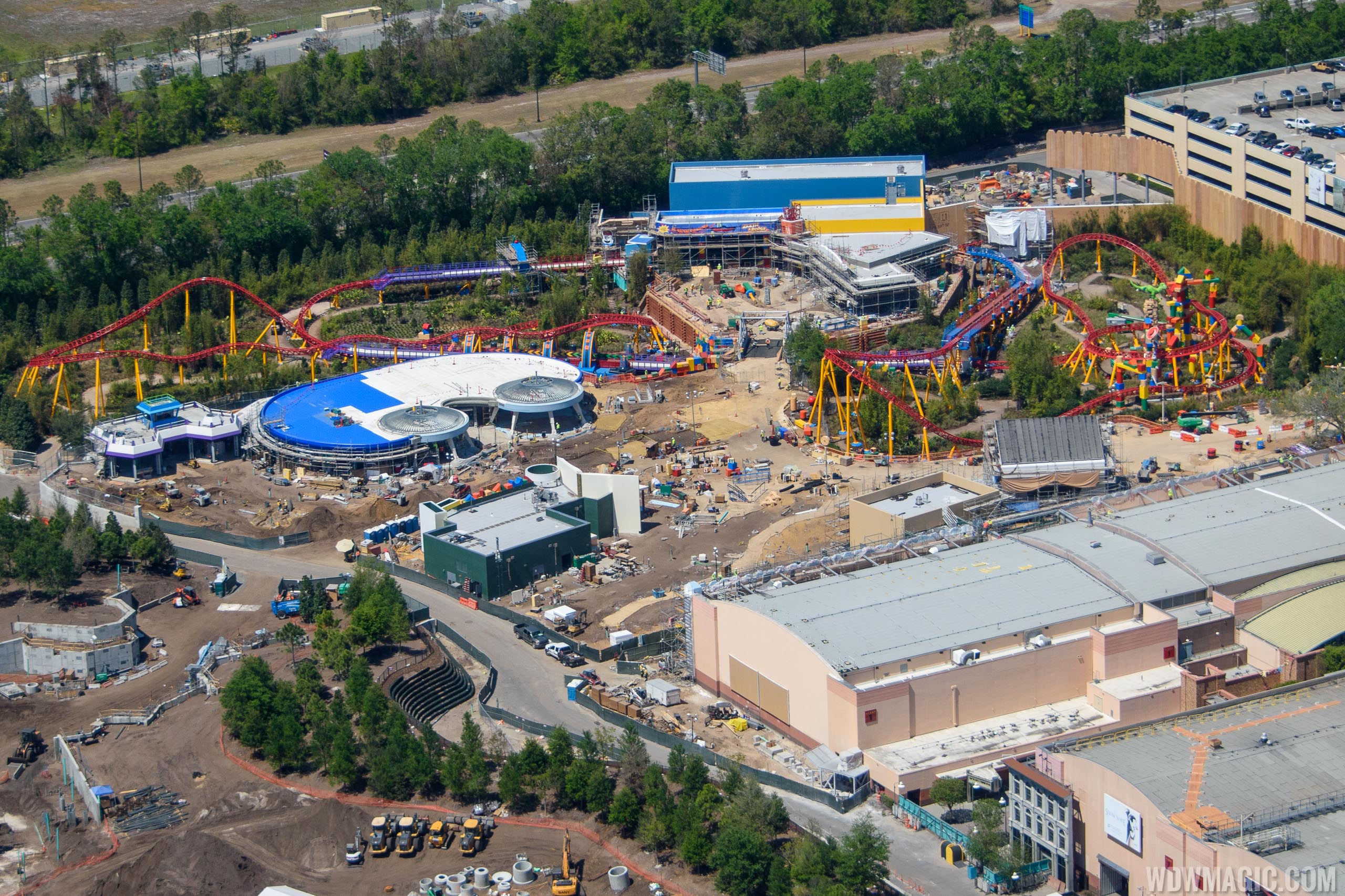 Toy Story Land aerial pictures - March 2018 - Photo 10 of 14