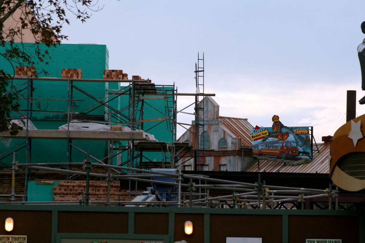 Latest Toy Story Mania construction photos