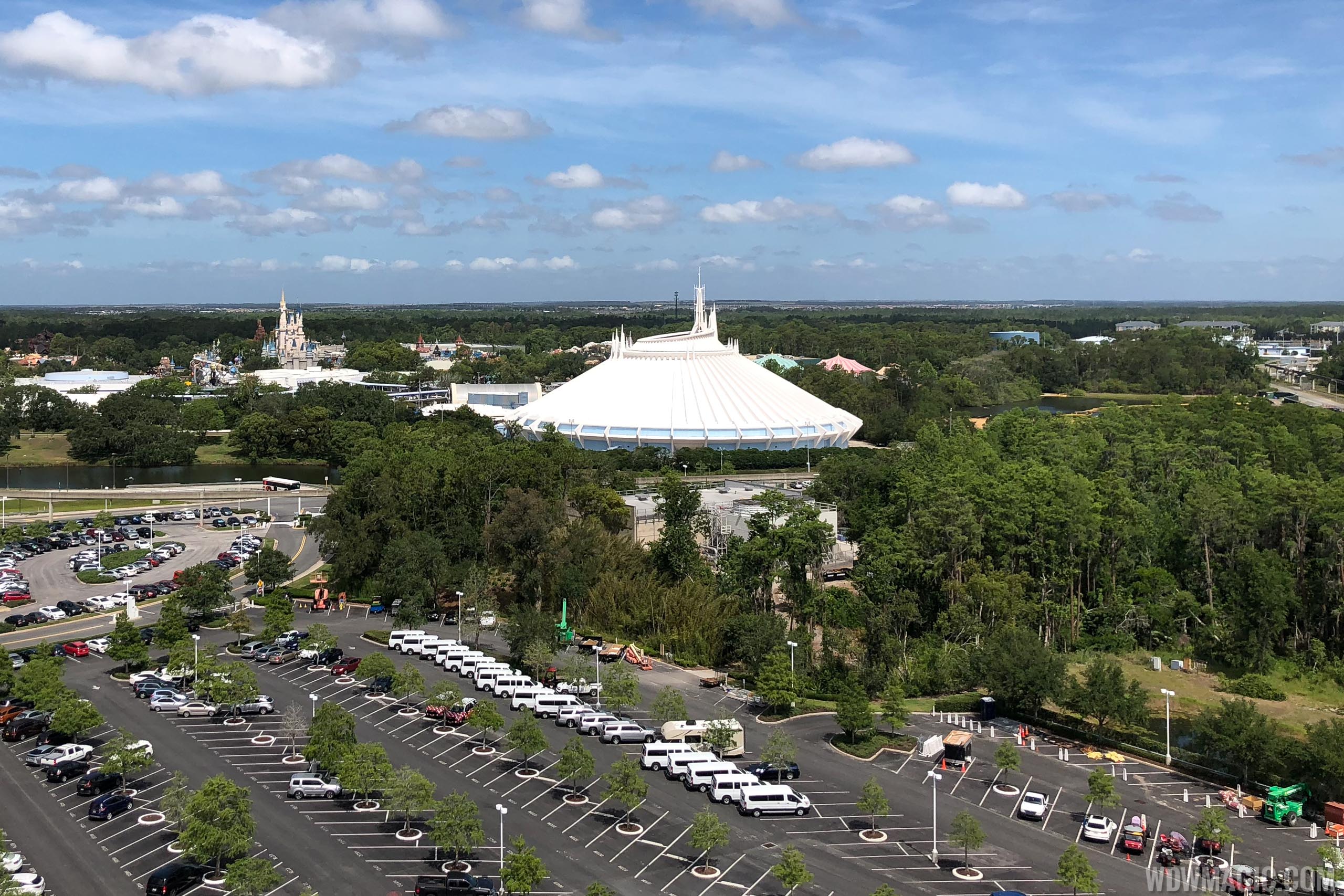 Tron ground clearing at the Magic Kingdom