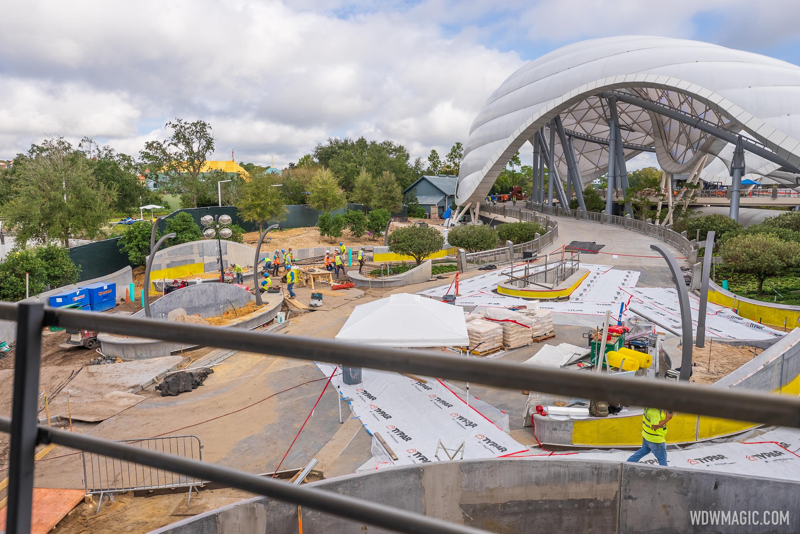 TRON Lightcycle Run construction - November 1 2022 - Photo 5 of 19
