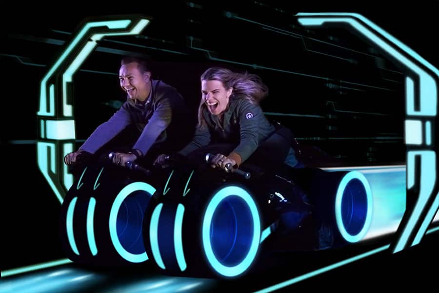 TRON Lightcycle Run onride photo