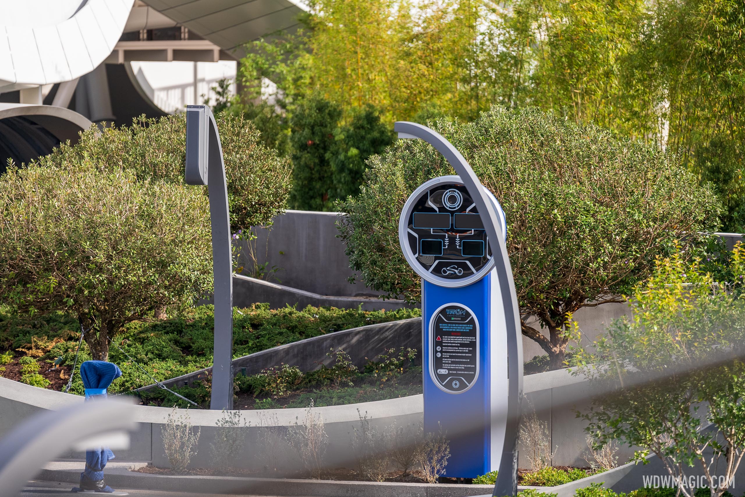 More views of the TRON Lightcycle Run marquee sign - Photo 8 of 11