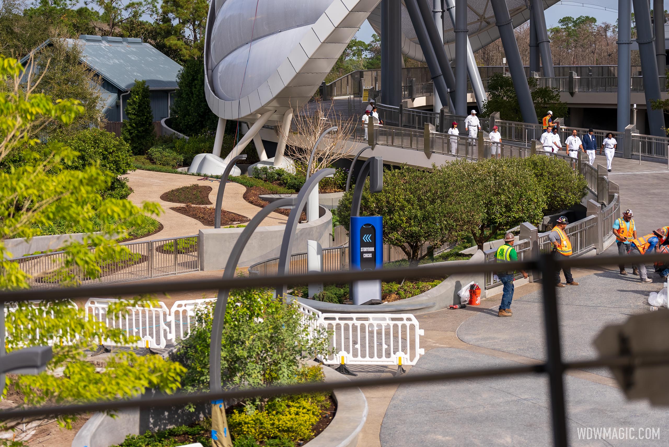 More views of the TRON Lightcycle Run marquee sign - Photo 11 of 11