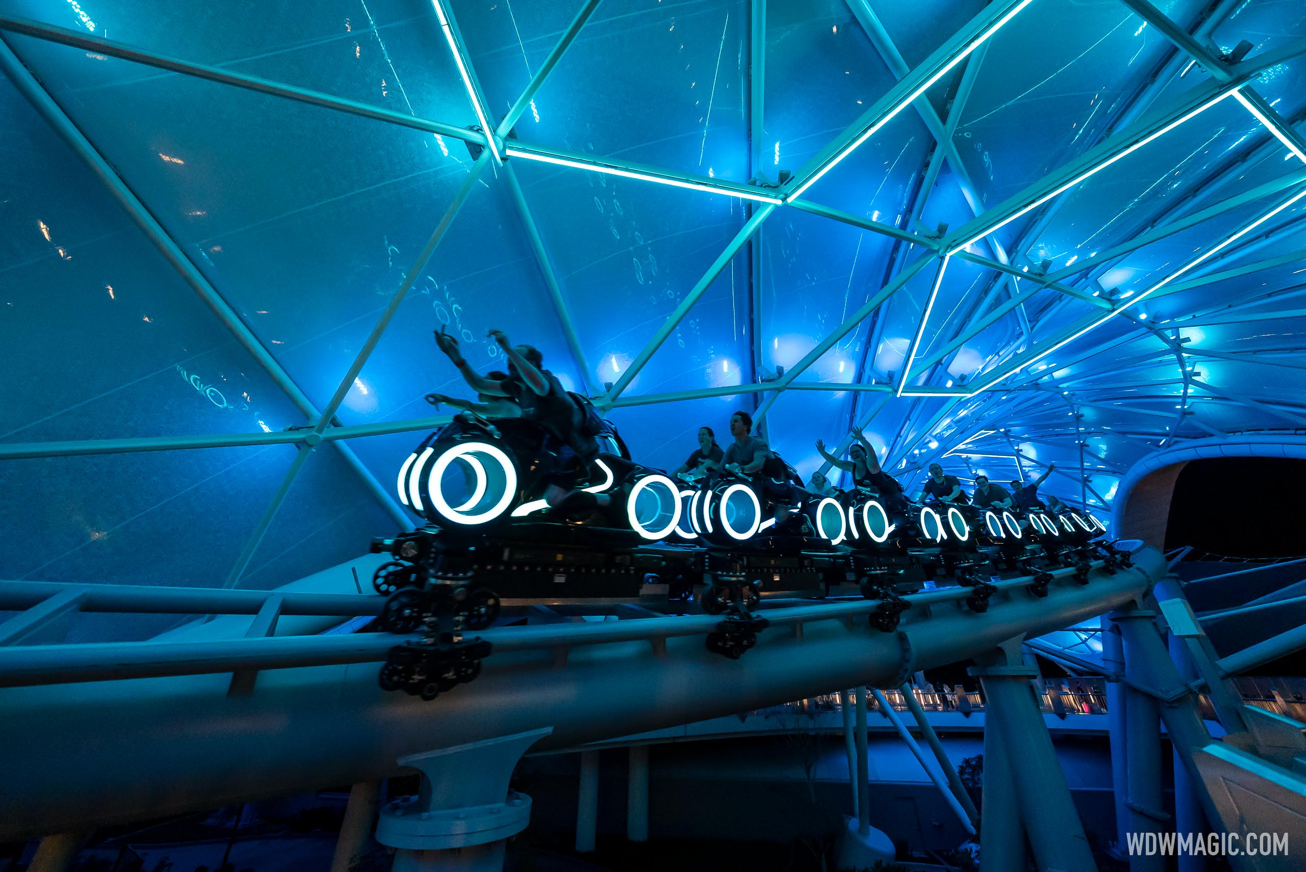 TRON Lightcycle Run overview - Photo 33 of 39