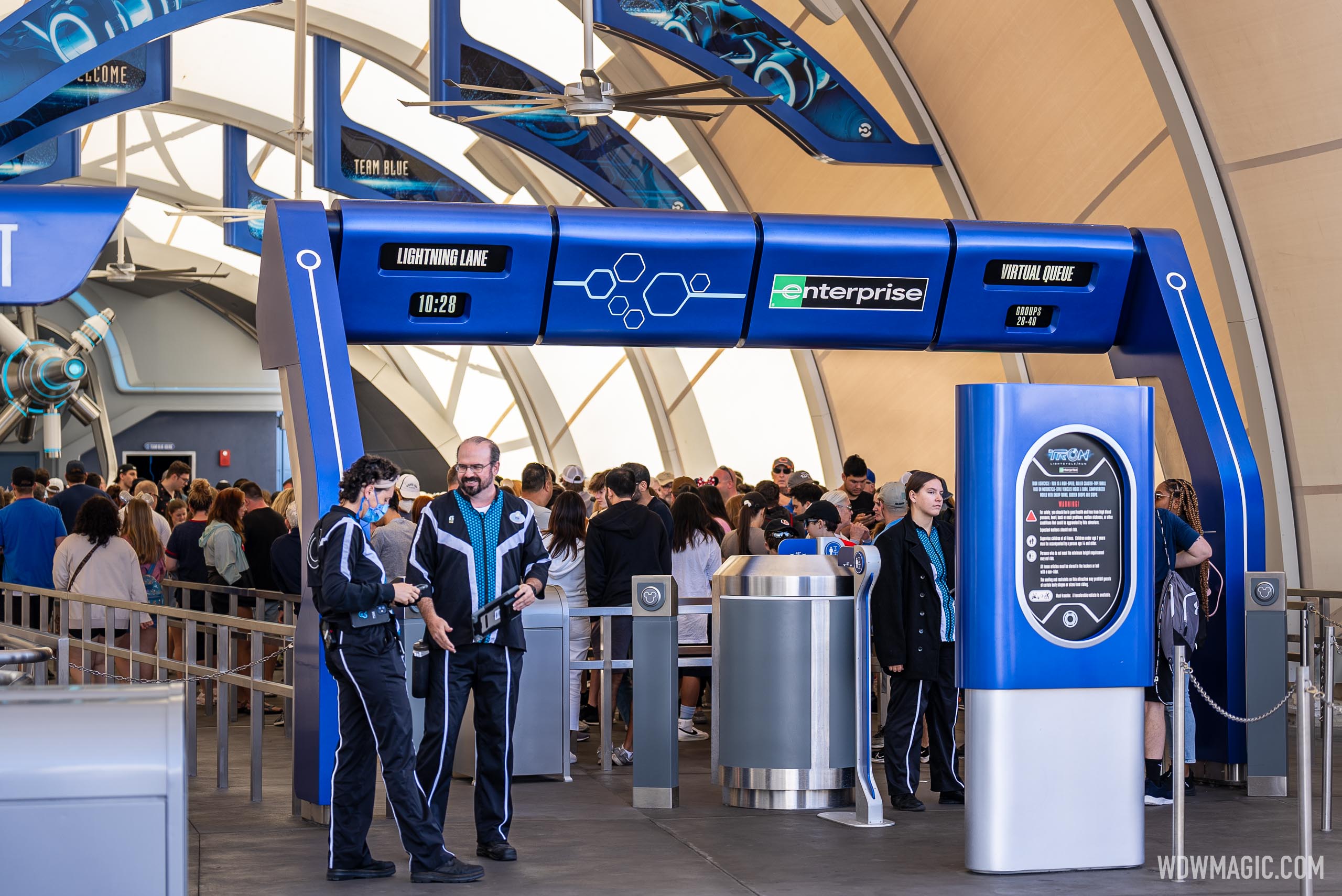 TRON Lightcycle Run Virtual Queue and Lightning Lane entrance - Photo 2 ...