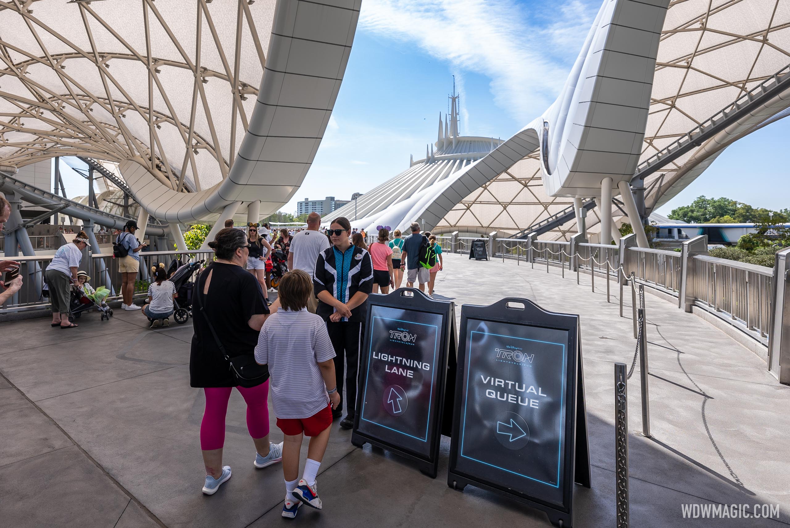 TRON Lightcycle Run entrance ramp open to all guests - Photo 5 of 8