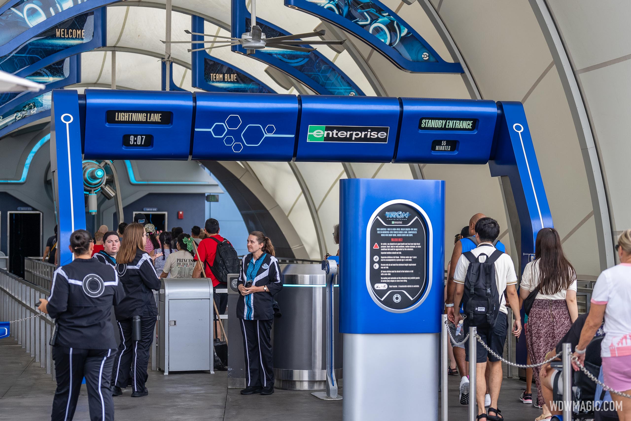 TRON Lightcycle Run Standby Line - Photo 4 of 10