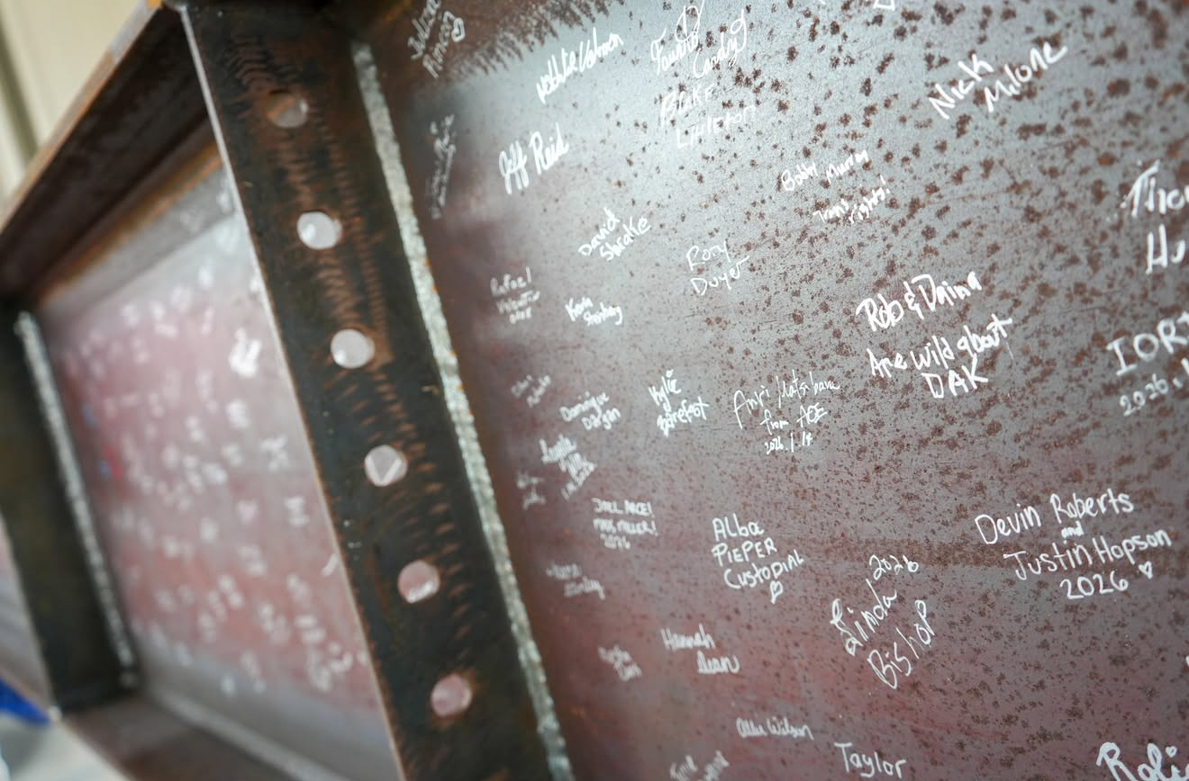 Disney's Animal Kingdom Cast Signing Steel Beam for Encanto Show ...