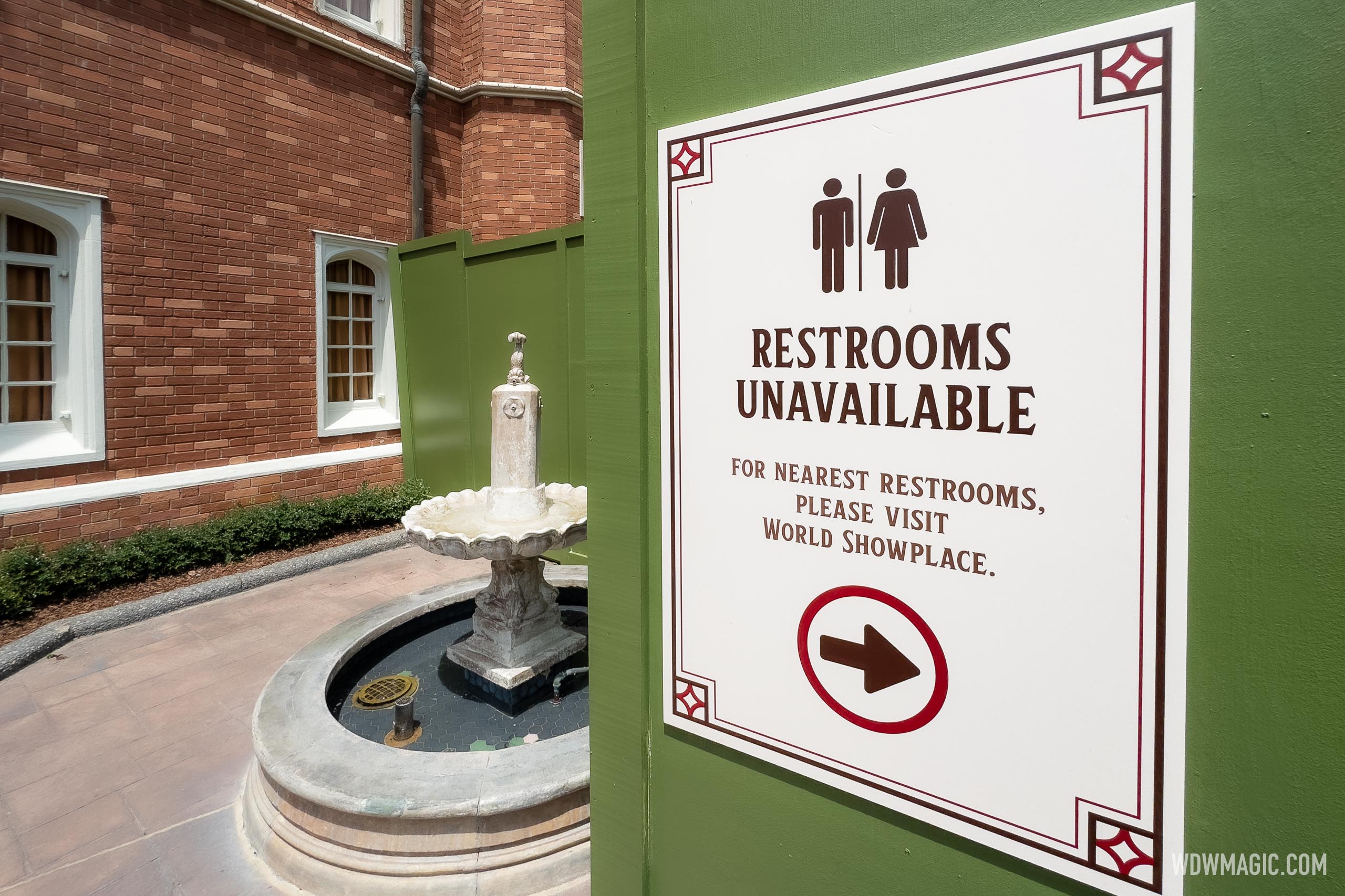 United Kingdom pavilion restroom refurbishment - June 25 2023 - Photo 3 ...