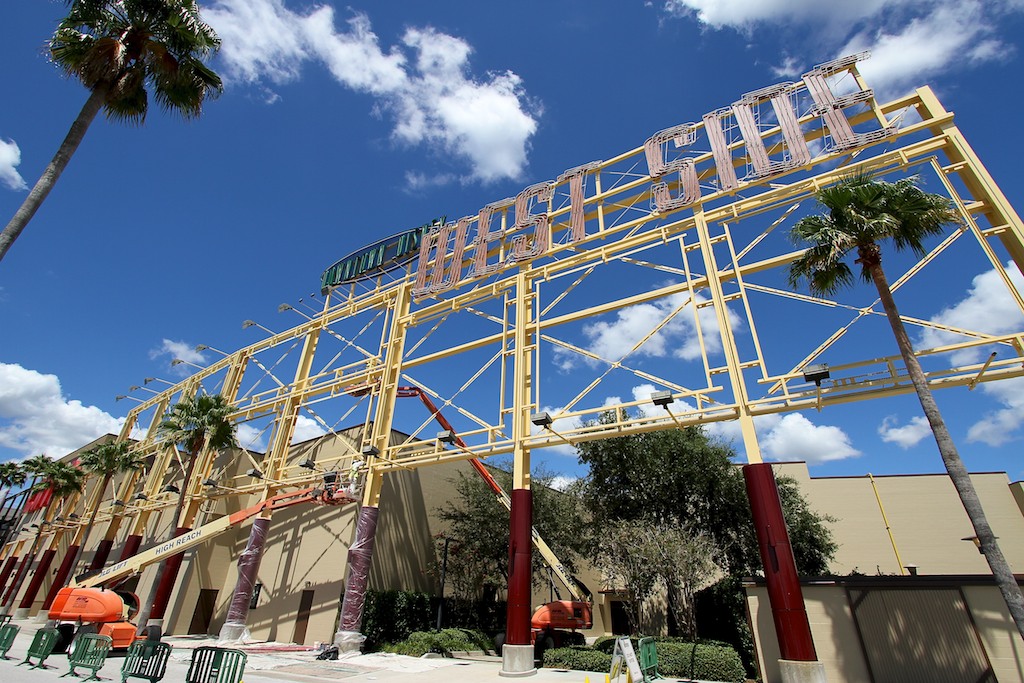PHOTOS - West Side signage refurbishment update