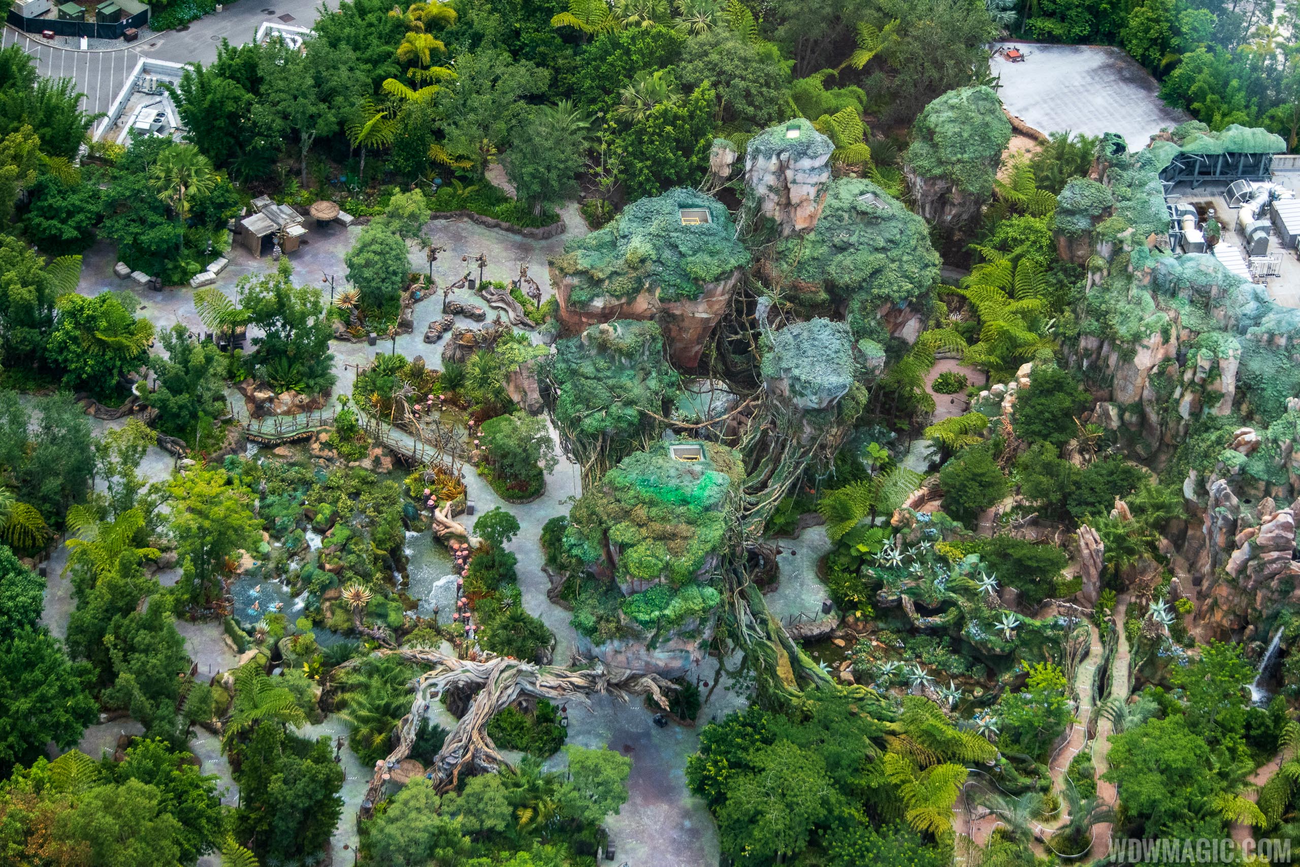 Pandora - The World of Avatar aerial view June 2020 - Photo 2 of 3