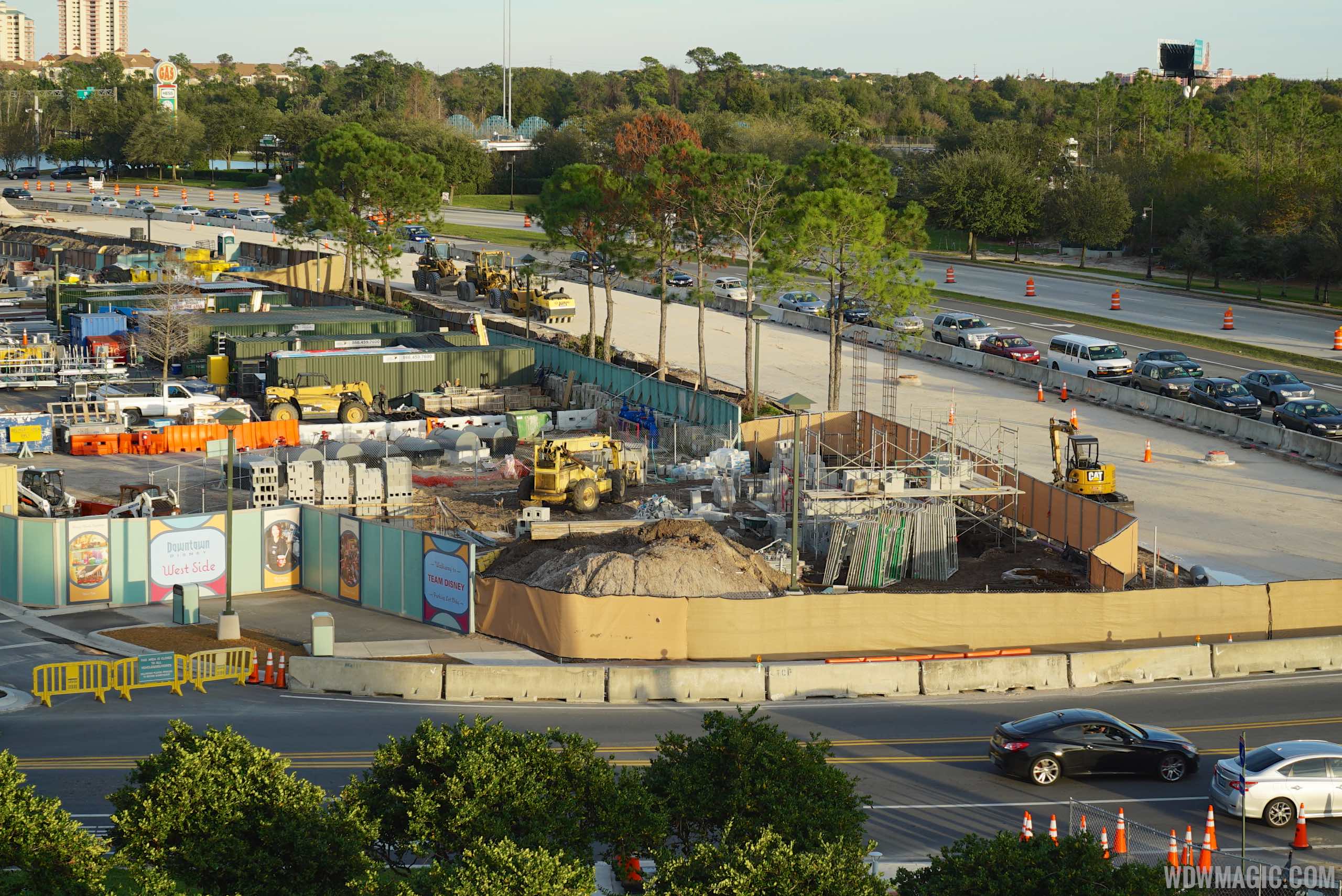 PHOTOS - The first pedestrian bridge for Disney Springs takes shape ...