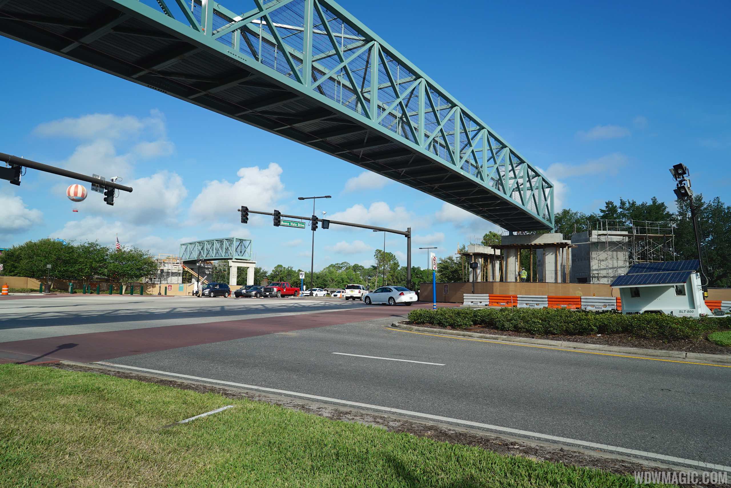 PHOTOS - Second pedestrian bridge spanning Buena Vista Drive now in ...