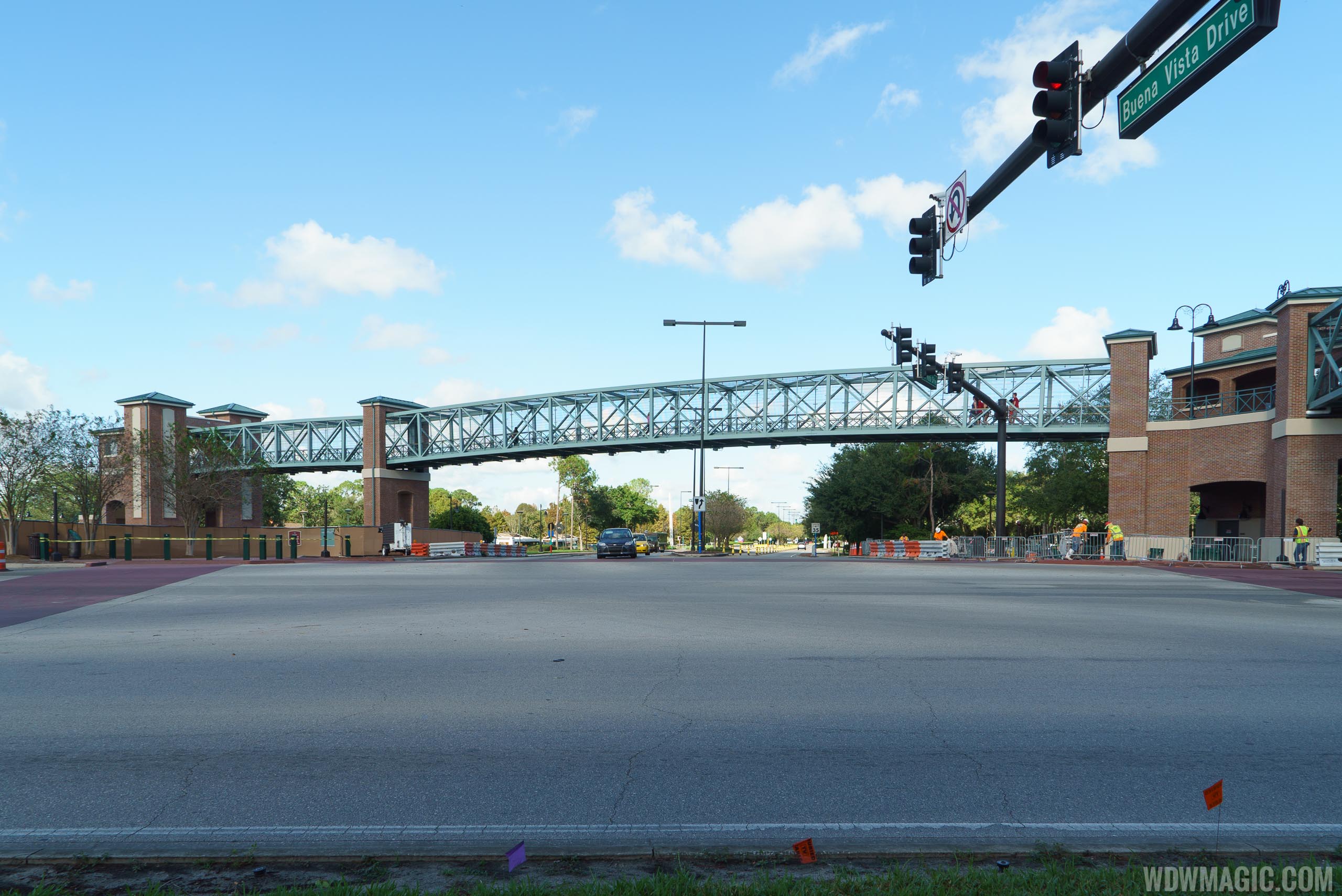 Second Disney Springs Buena Vista Drive pedestrian bridge completed ...