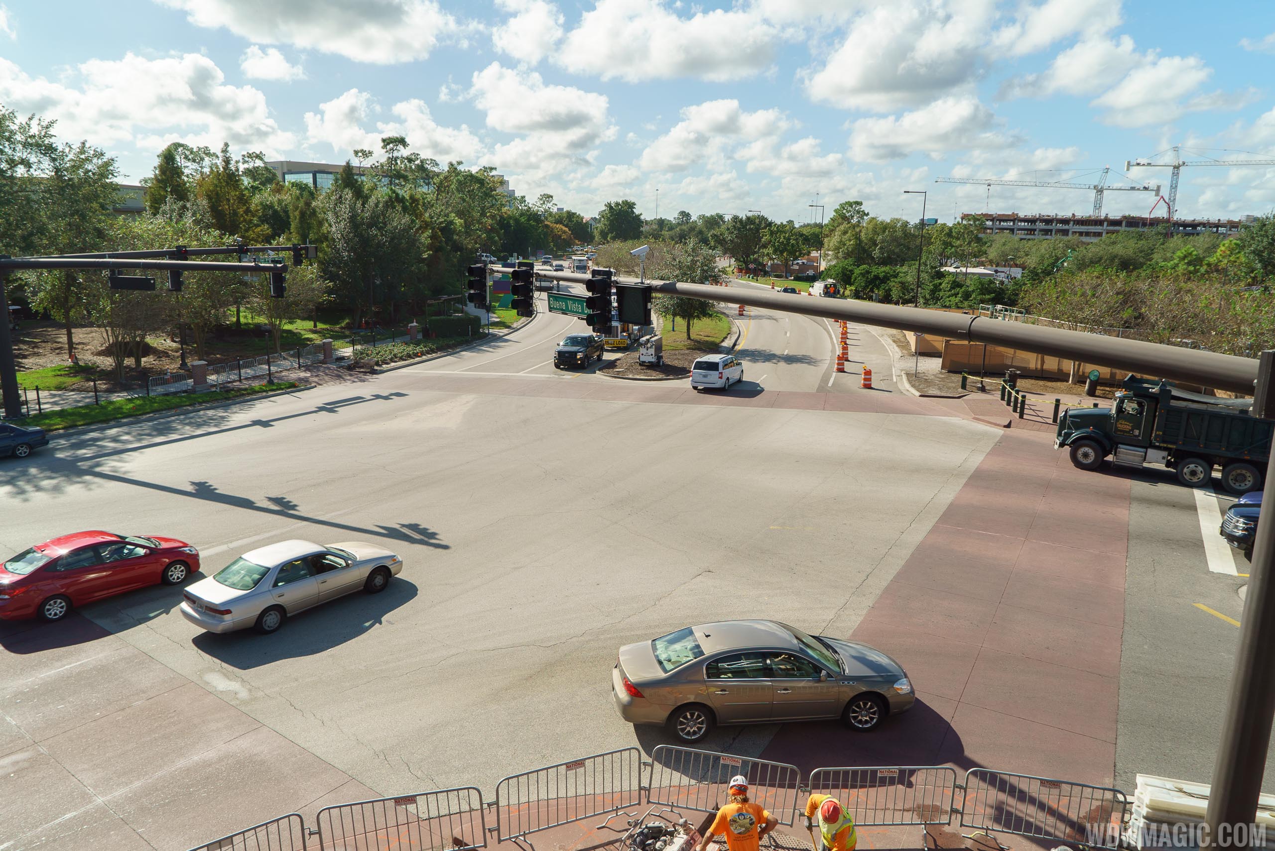 Second Disney Springs Buena Vista Drive pedestrian bridge completed ...