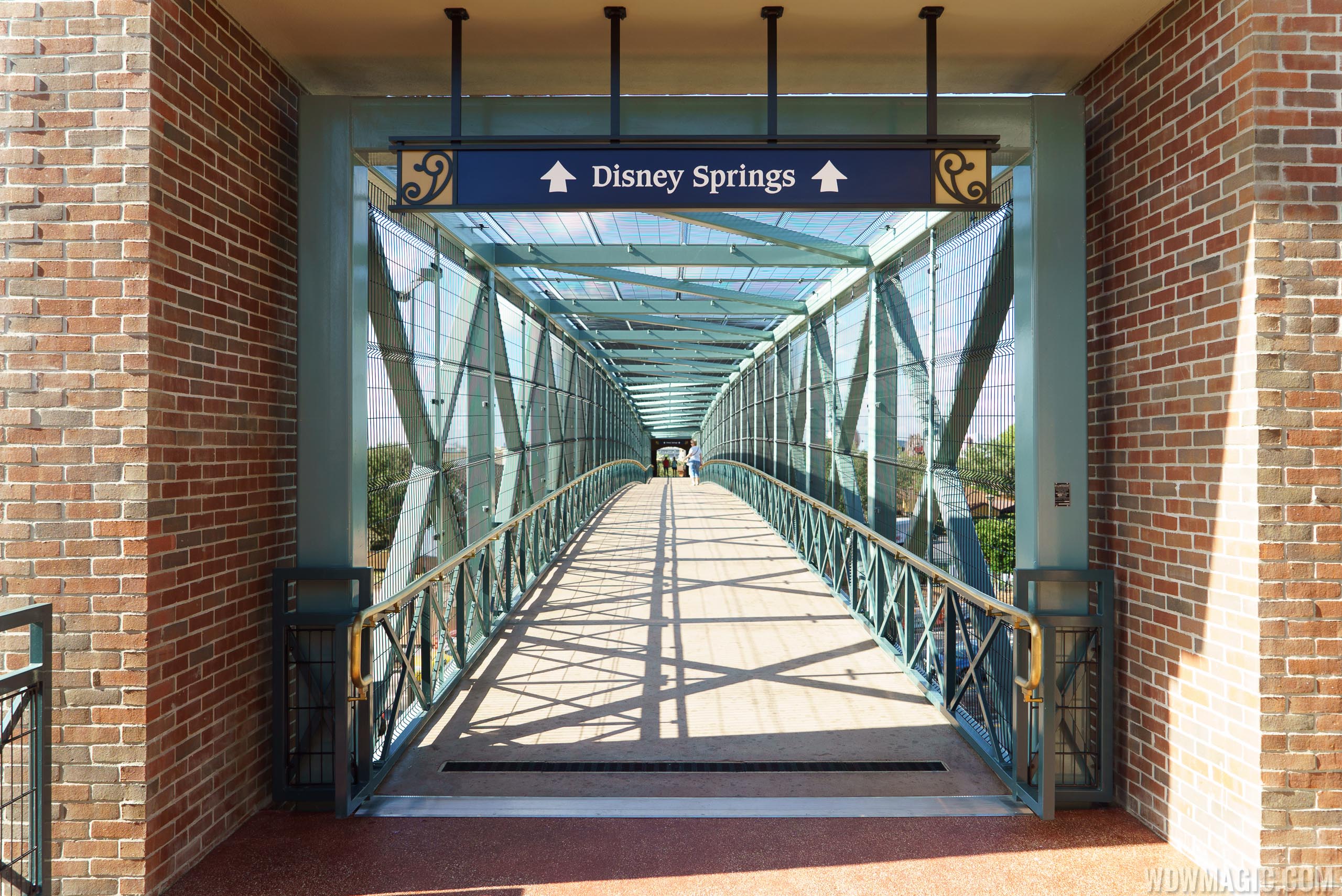 Second Disney Springs Buena Vista Drive pedestrian bridge completed ...