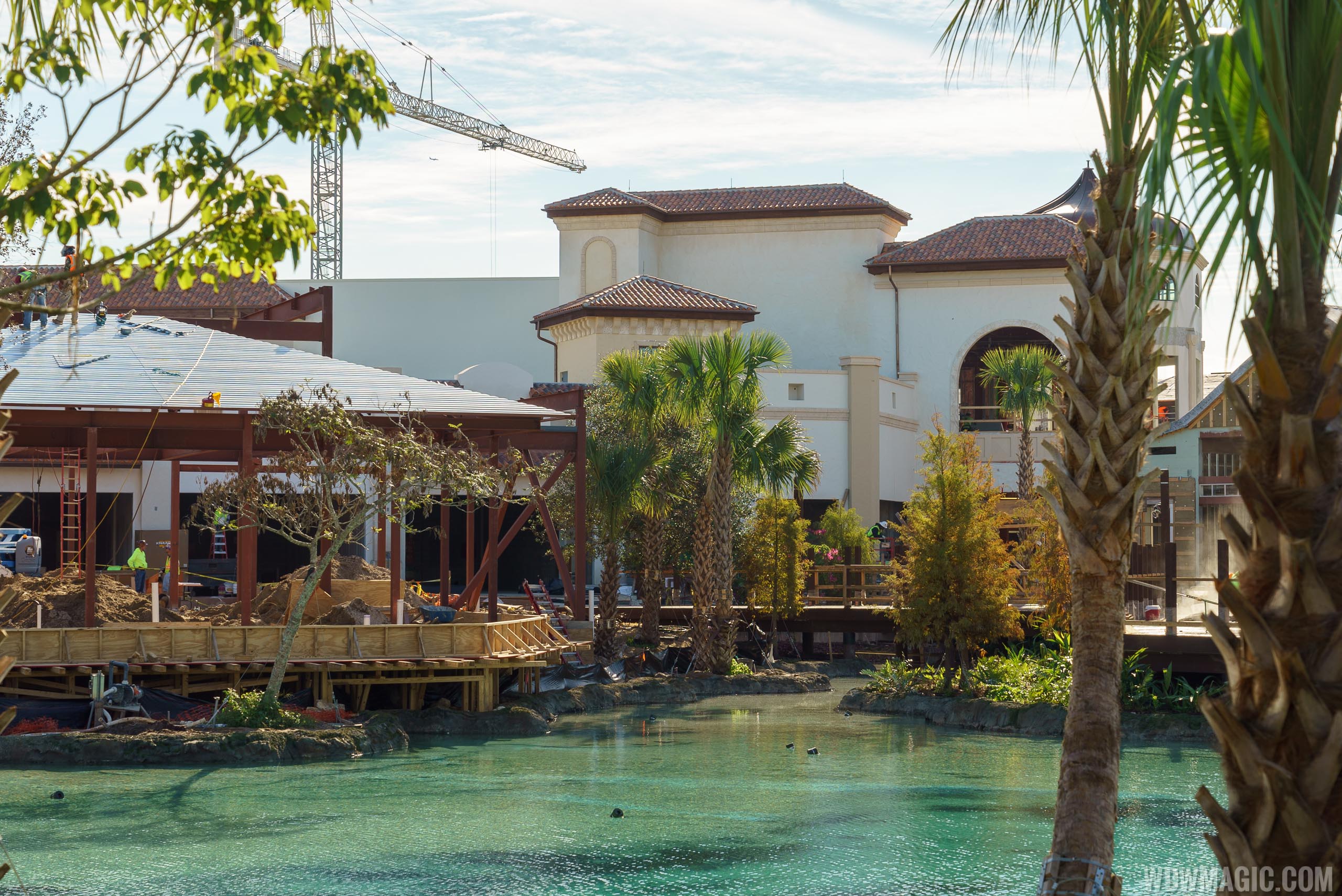 PHOTOS - Crystal blue waters flow through the center of Disney Springs