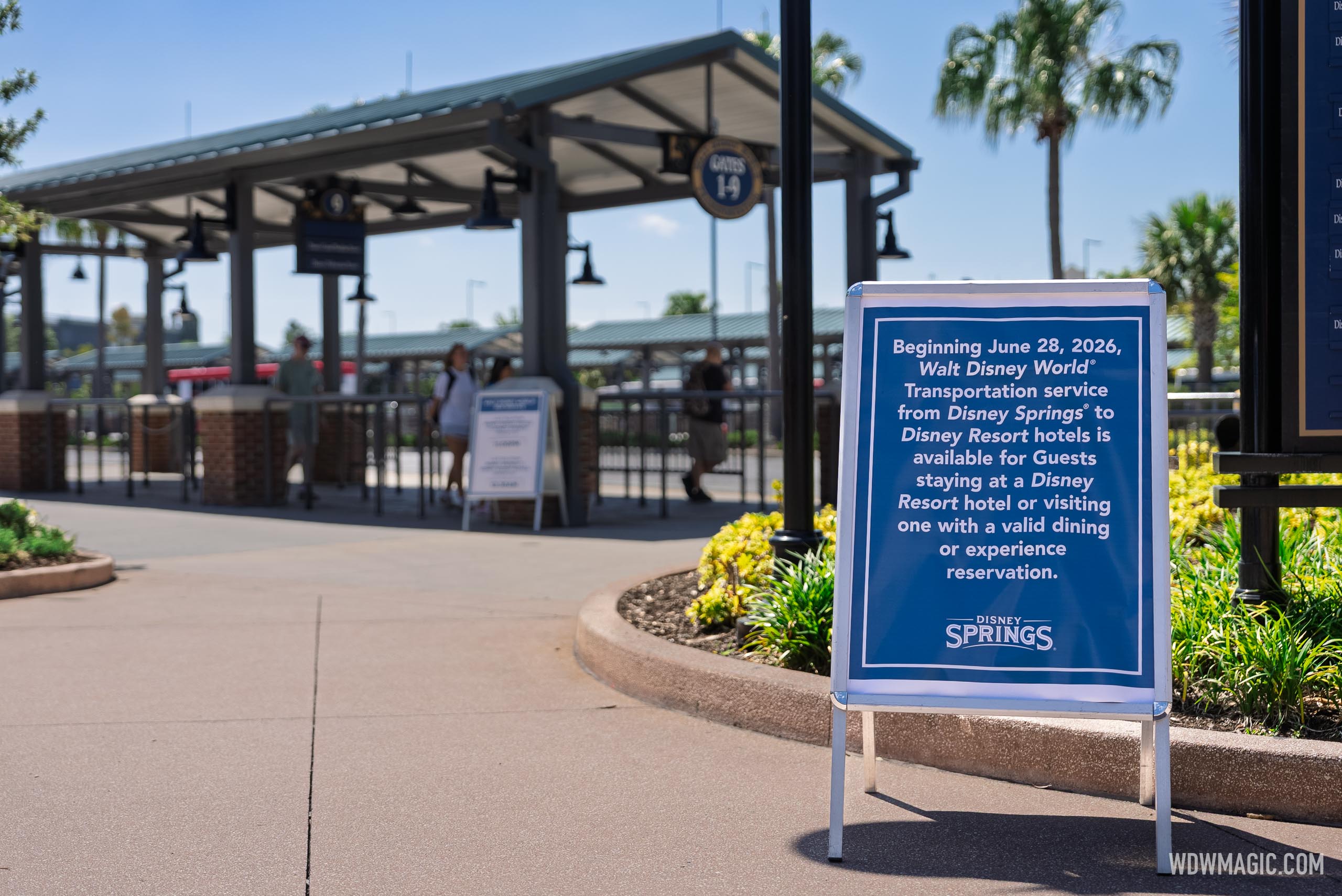 Disney Springs Bus Loop Verification Checkpoints - June 2026