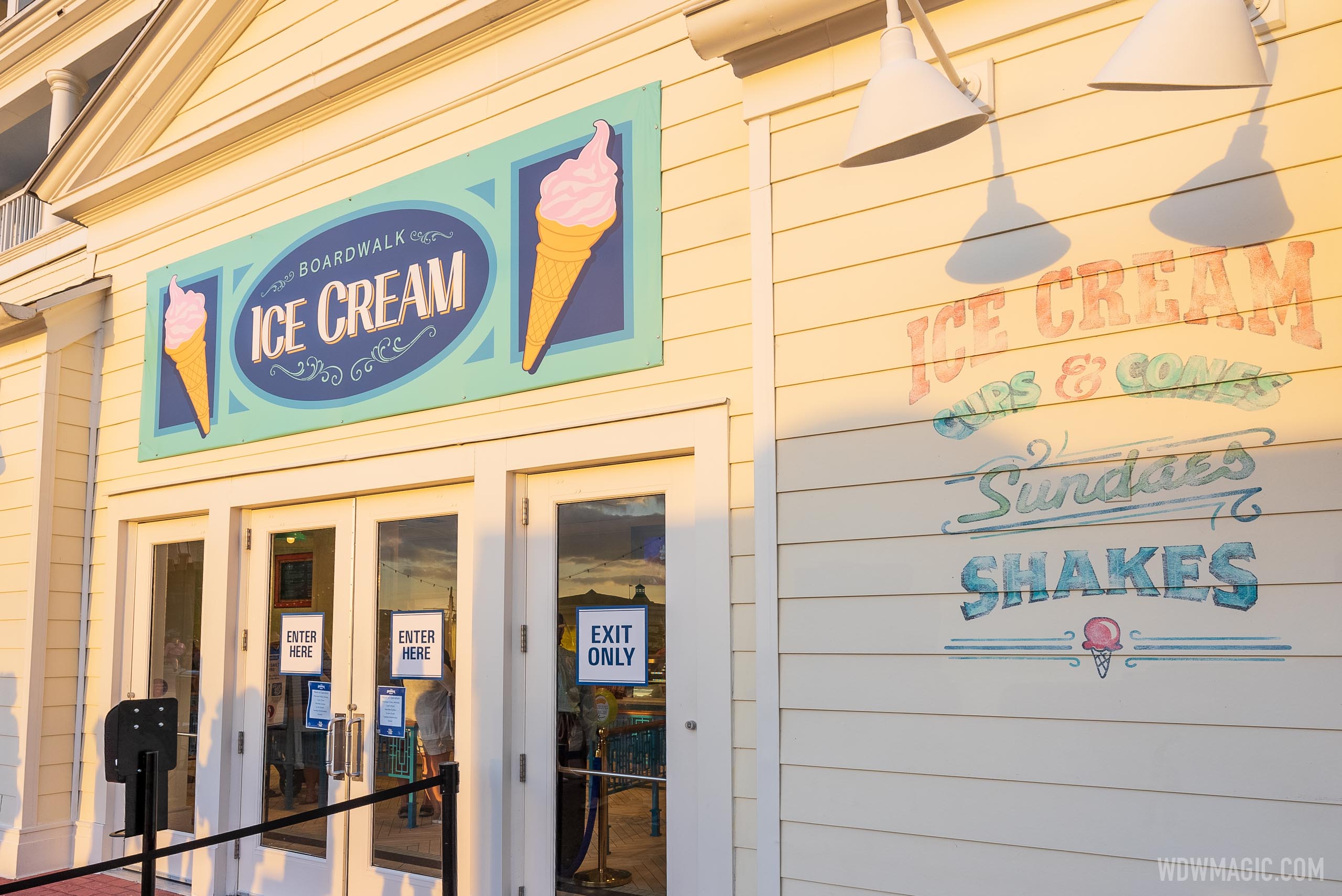 BoardWalk Ice Cream Snack Menu - May 2026 | WDWMAGIC