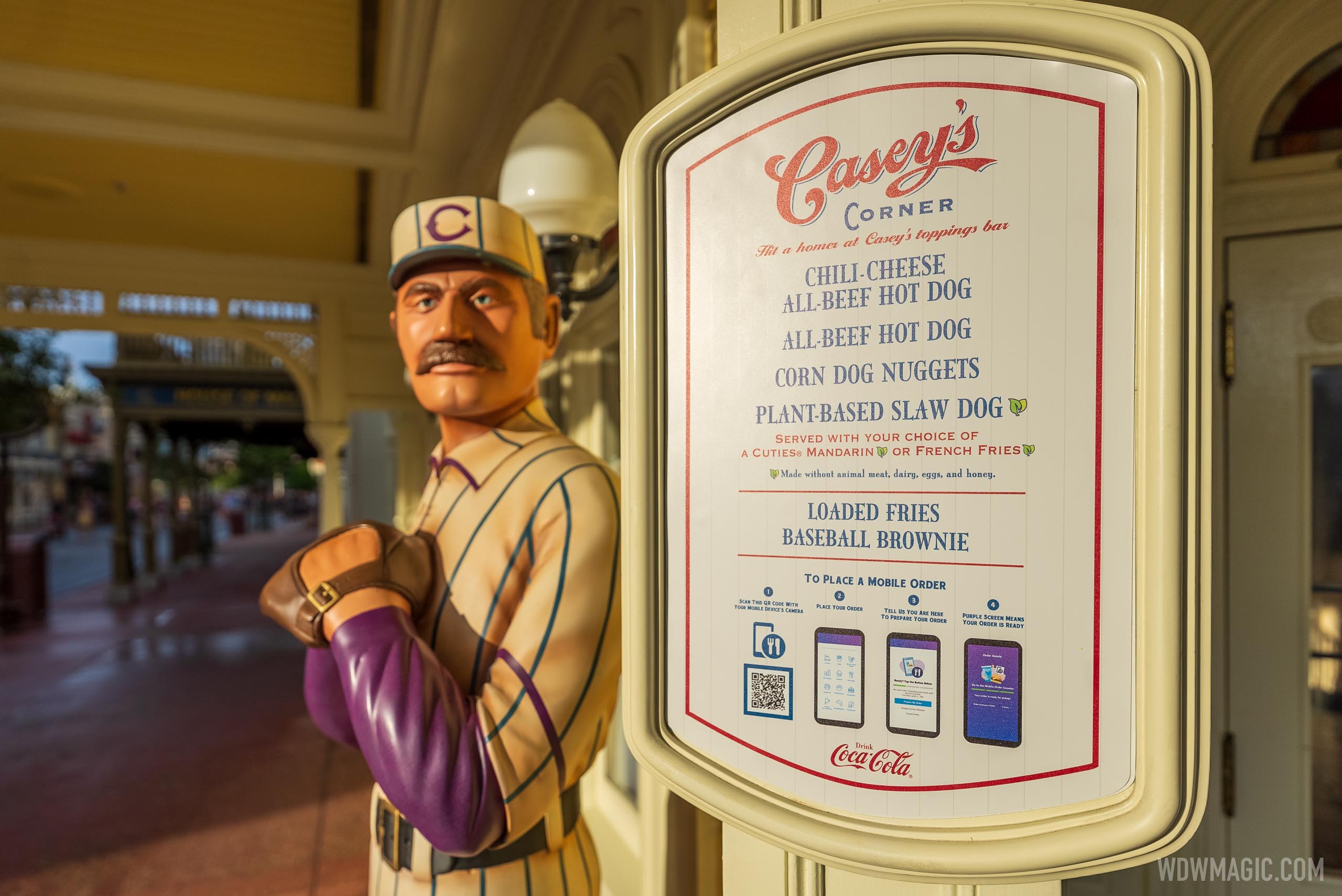 Casey's Corner Lunch And Dinner Menu - August 2021 | WDWMAGIC