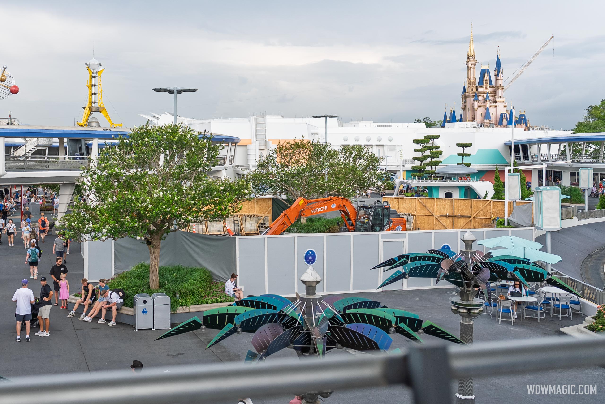 Magic Kingdom's Cool Ship Now Demolished, Construction Zone Expands