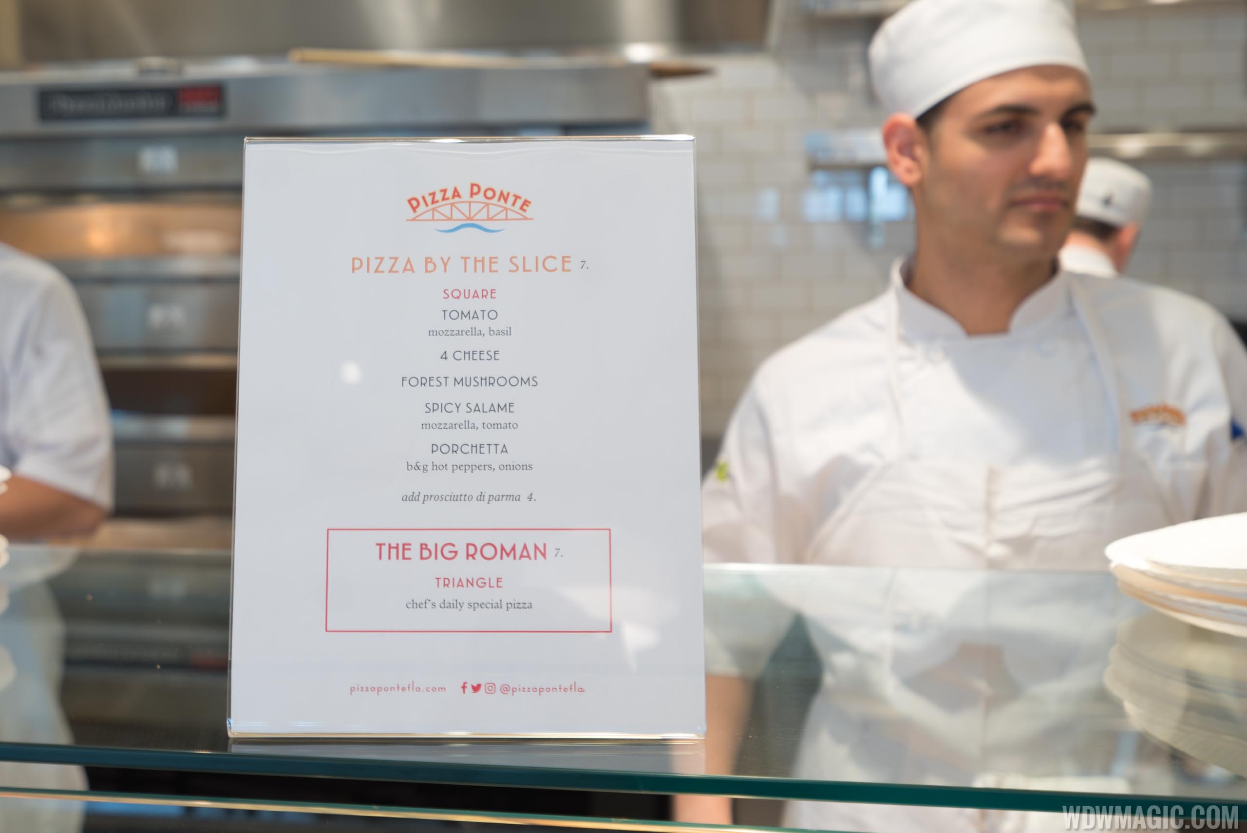 Pizza Ponte Cardápio De Almoço E Jantar Menu - December 2022 | WDWMAGIC