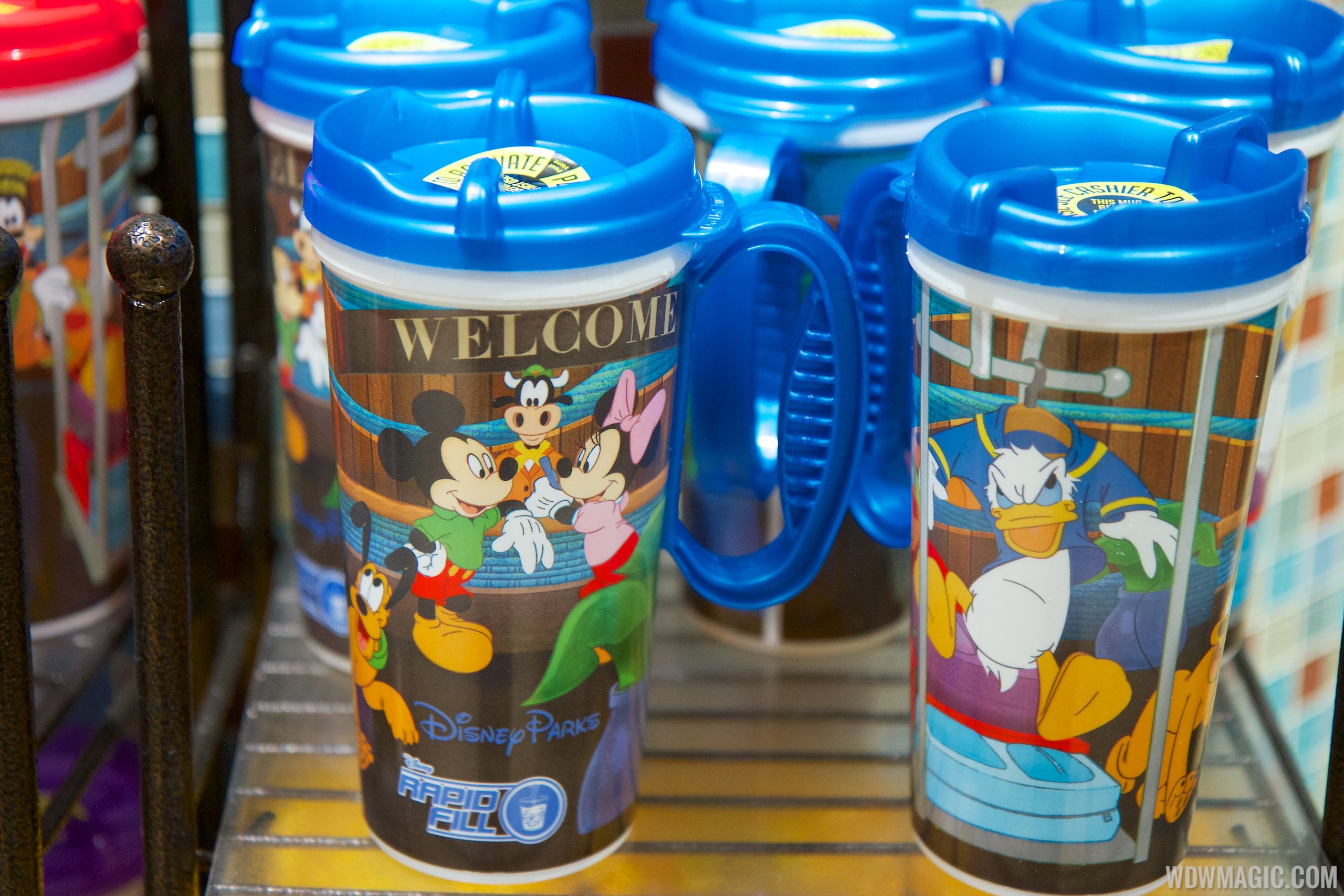 PHOTOS - New look Rapid Fill refillable mugs now appearing at resort ...