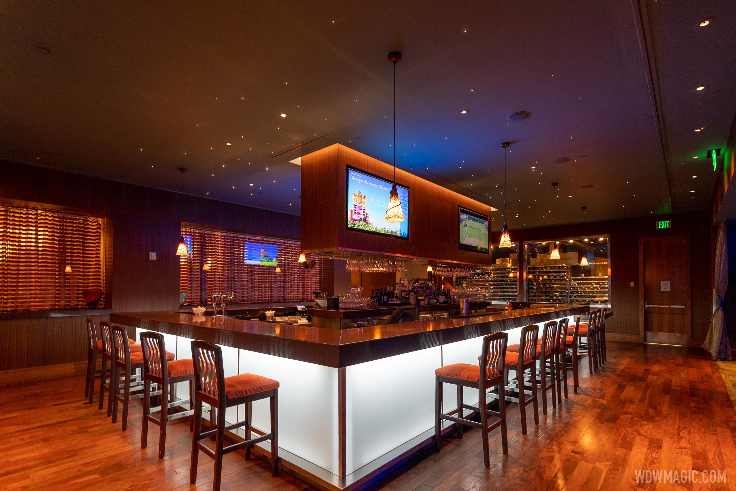 Menus for The Wave restaurant - opening today at the Contemporary Resort