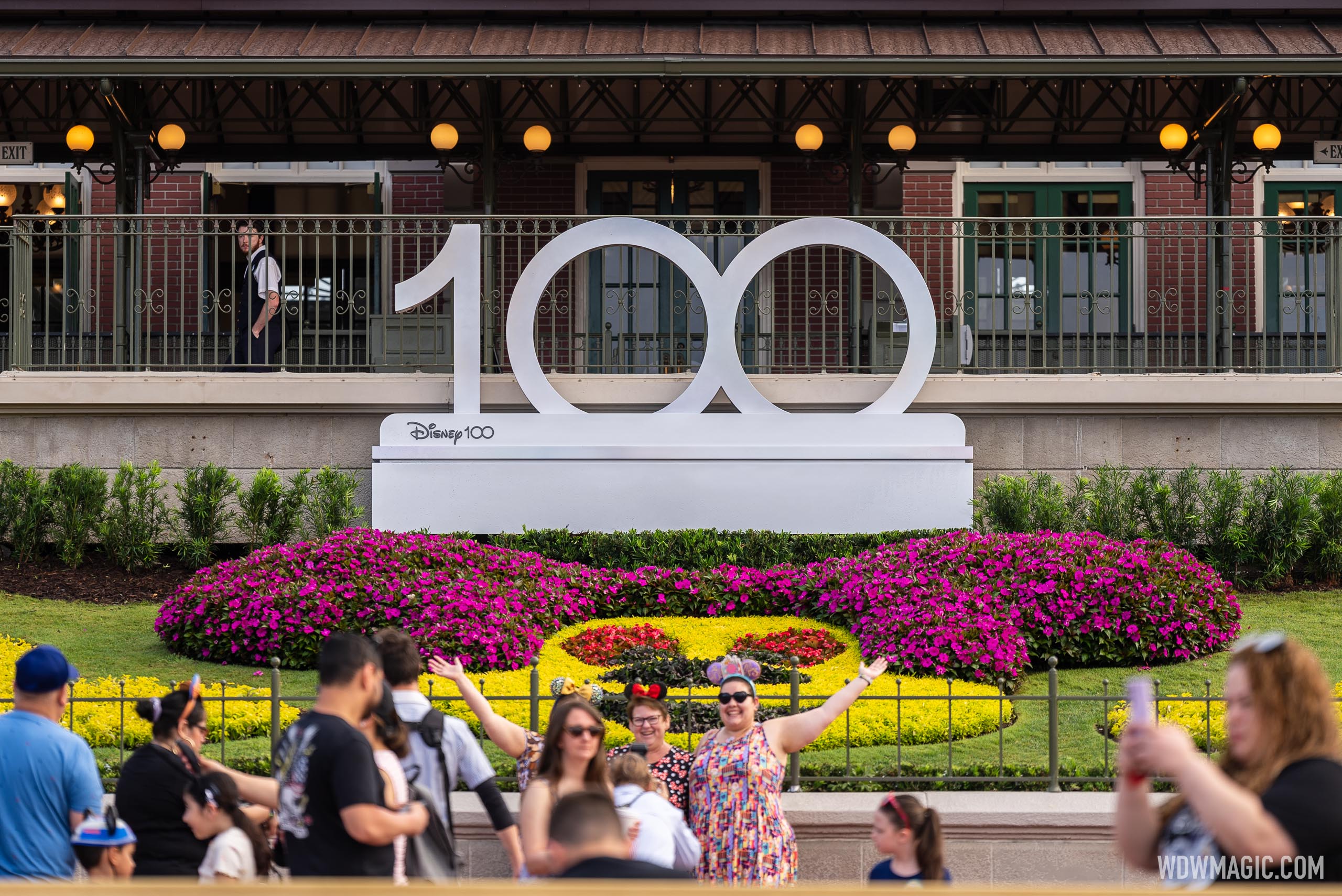 Disney100 main entrance decor at Magic Kingdom - Photo 3 of 5