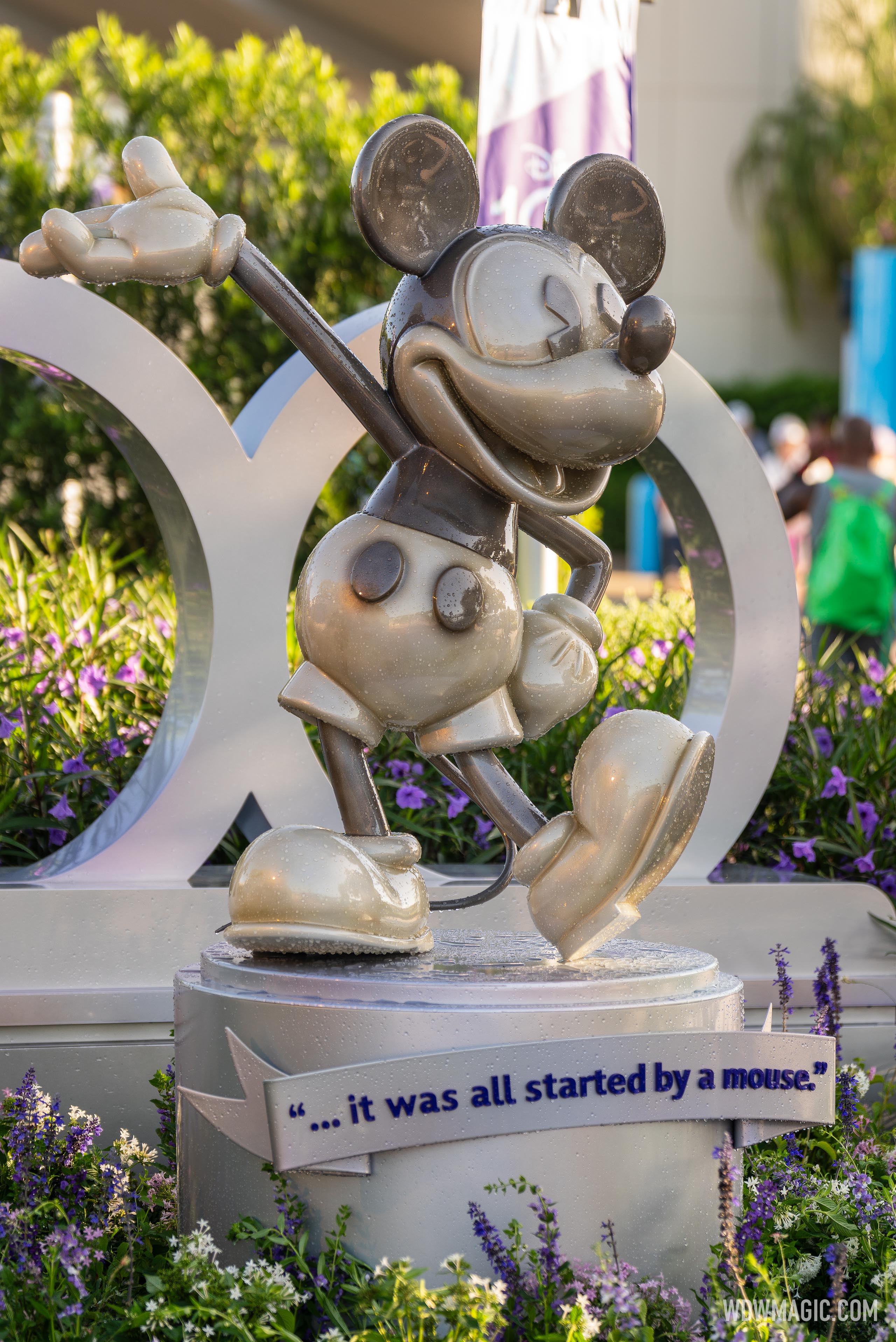 Disney100 Mickey Mouse Sculpture in EPCOT - Photo 2 of 3