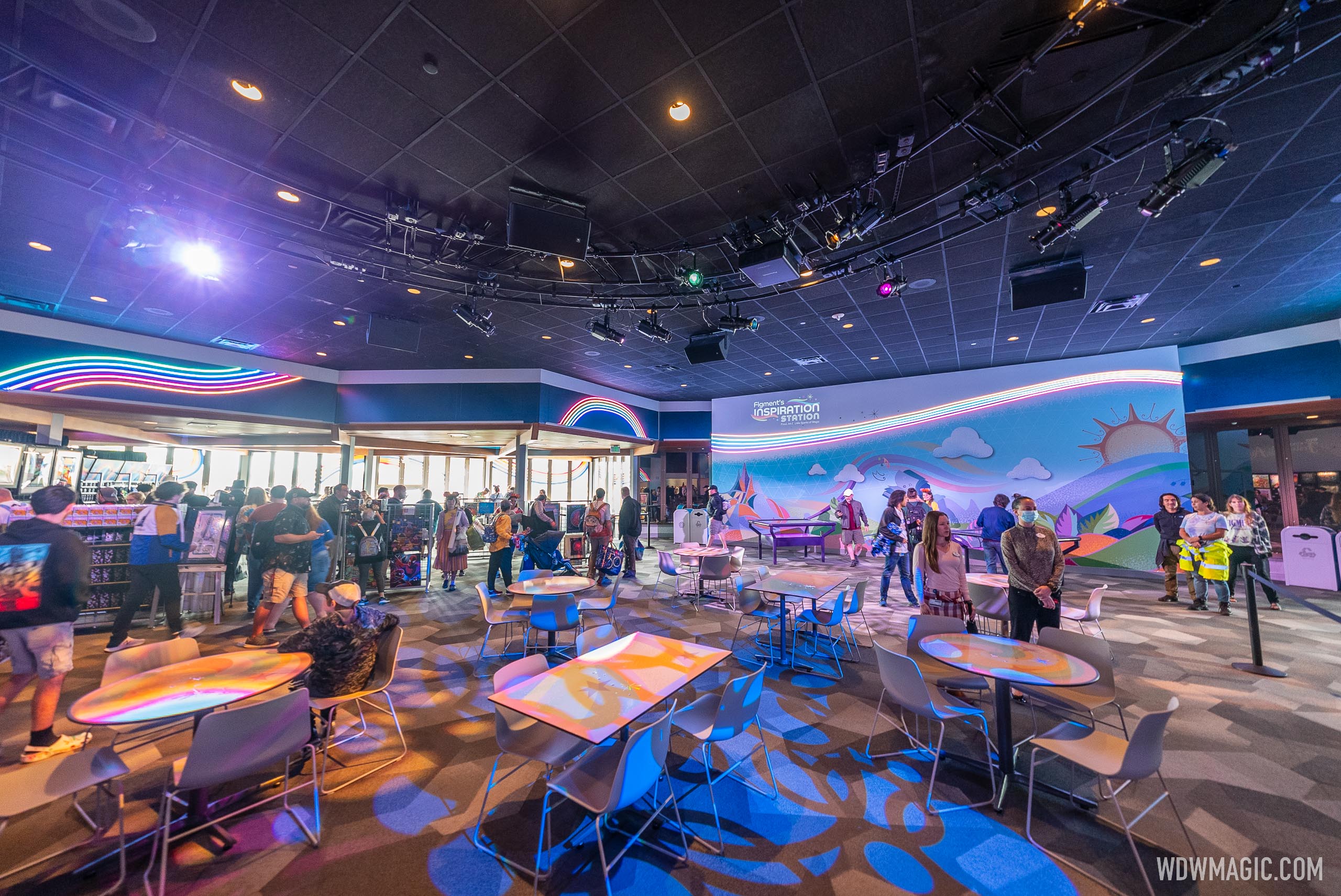 A look inside Figment's Inspiration Station at the 2023 EPCOT ...