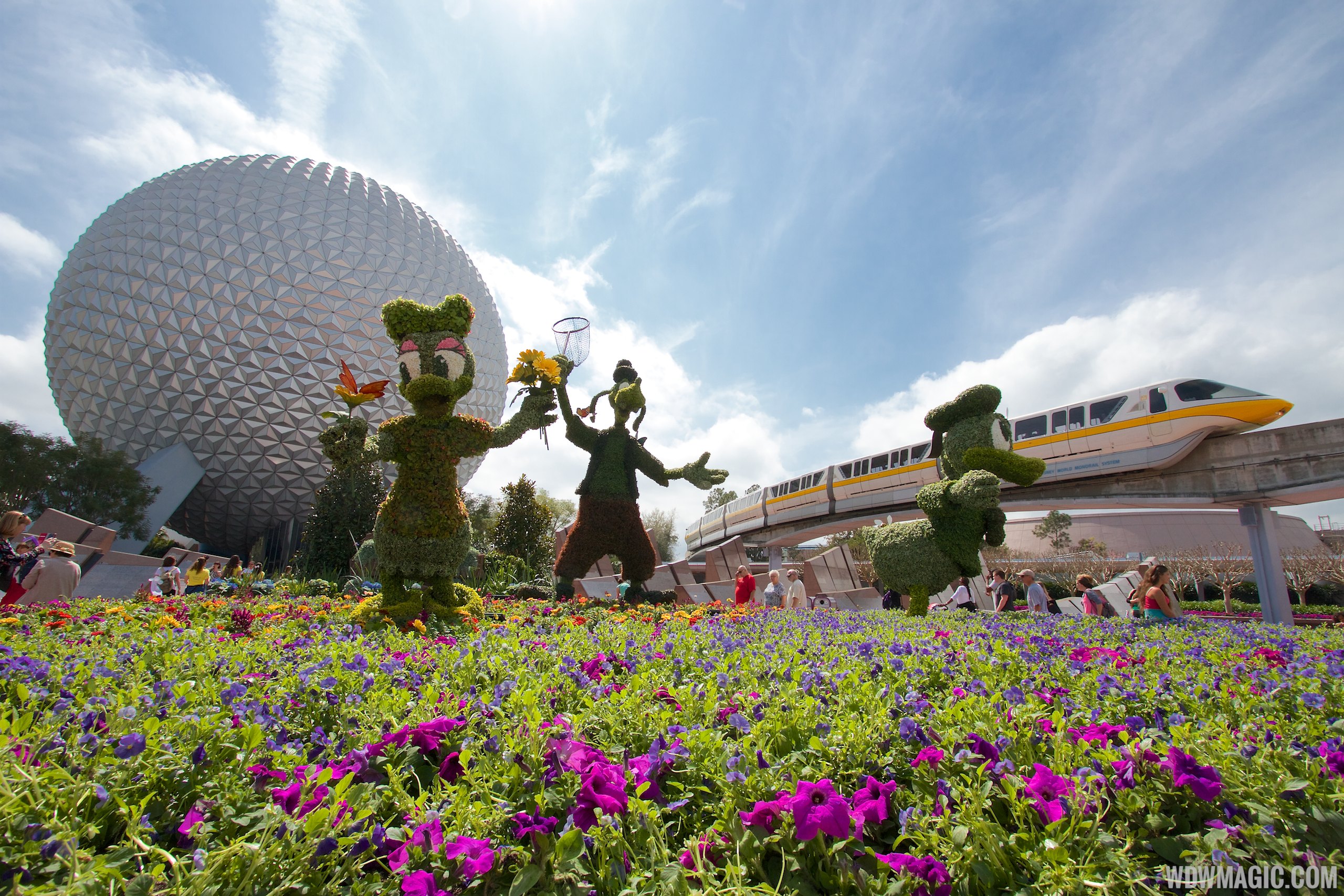 2014 Epcot International Flower and Garden Festival opening day tour ...