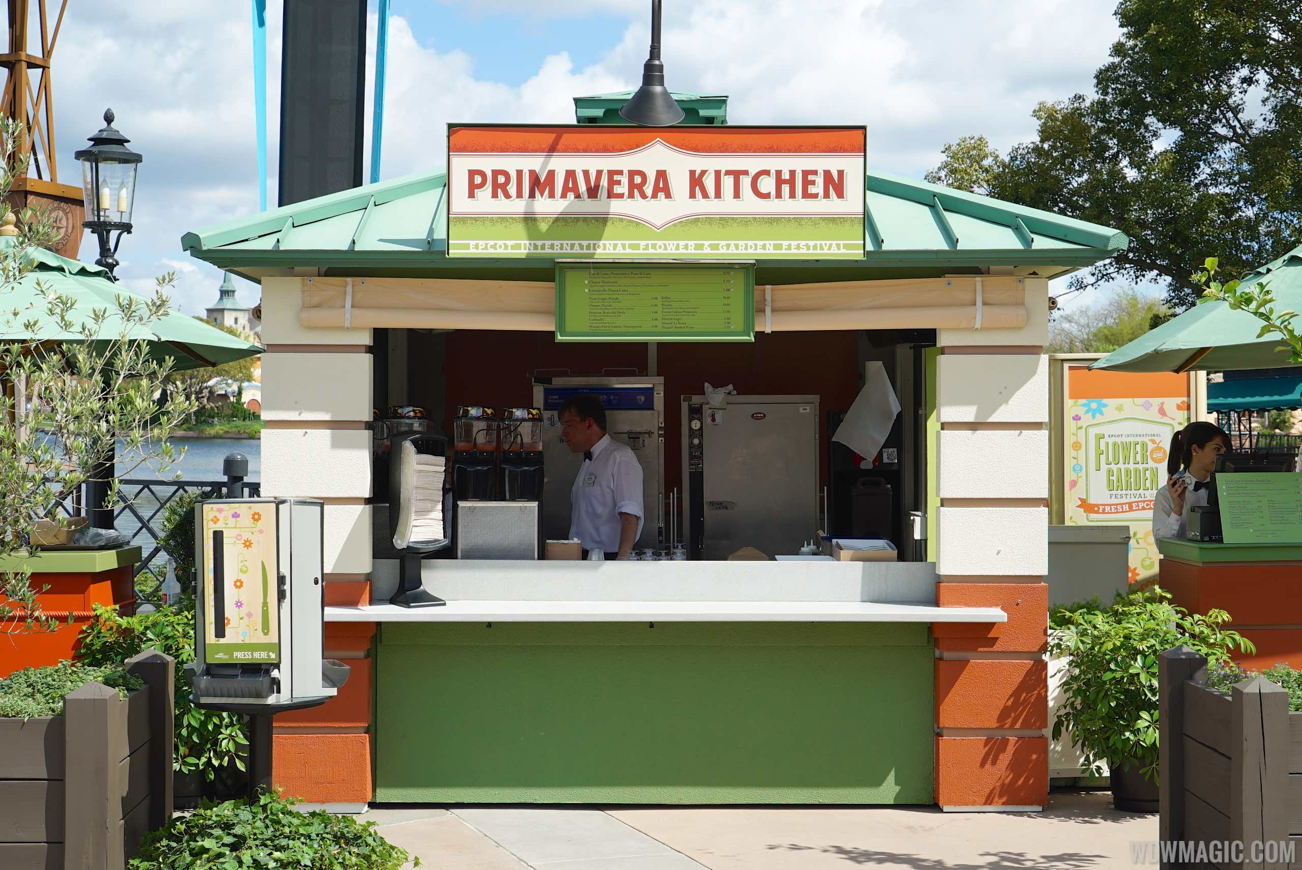 2015 Epcot Flower and Garden Festival Outdoor Kitchen kiosks and menus ...
