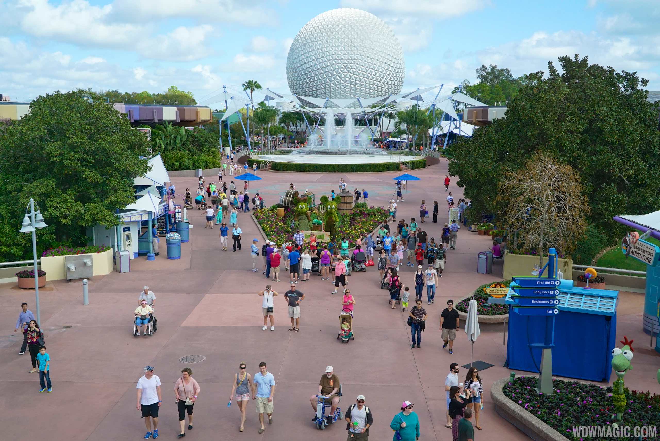 2015 Epcot International Flower and Garden Festival opening day tour ...
