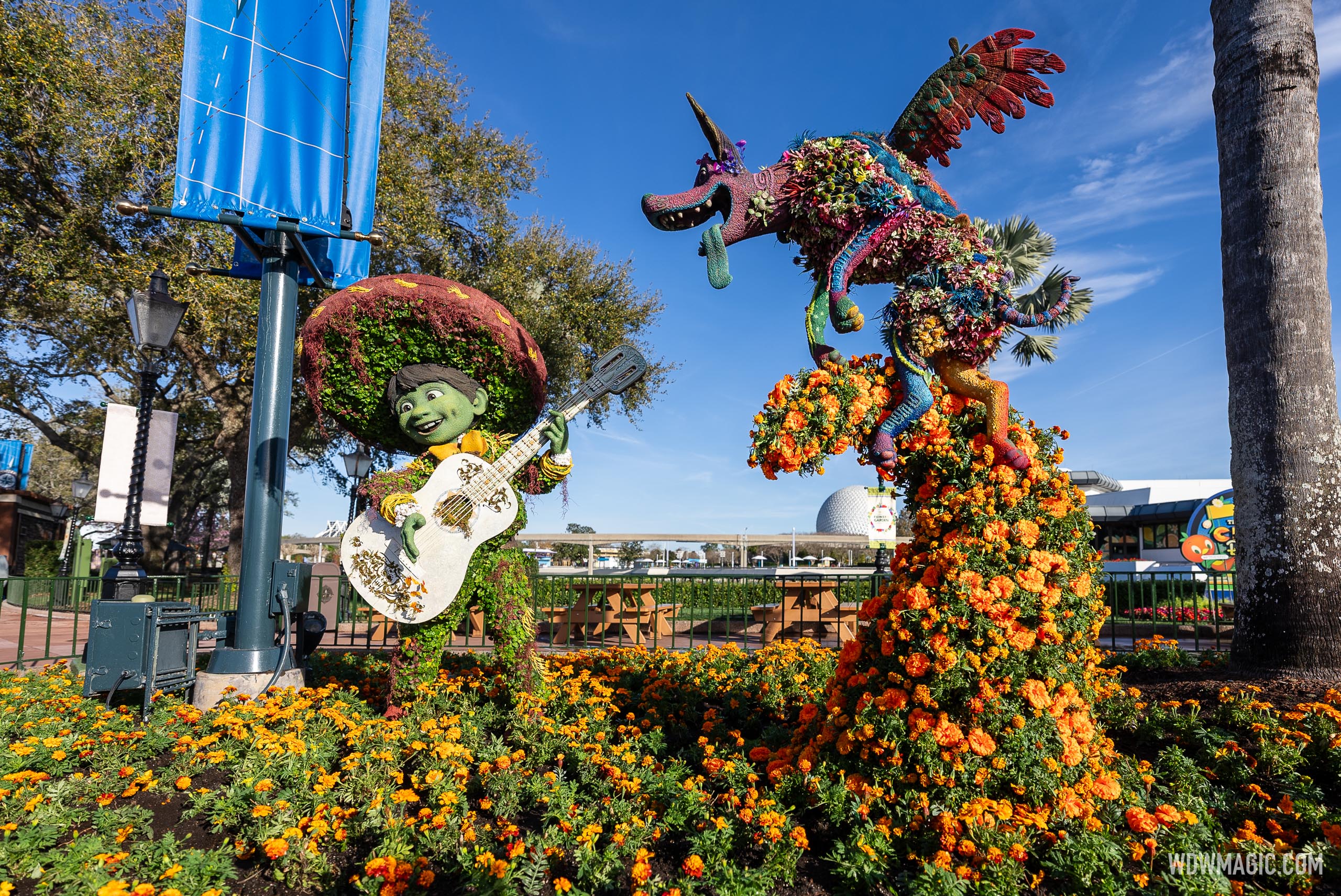 Coco Topiary at 2024 EPCOT International Flower and Garden Festival ...