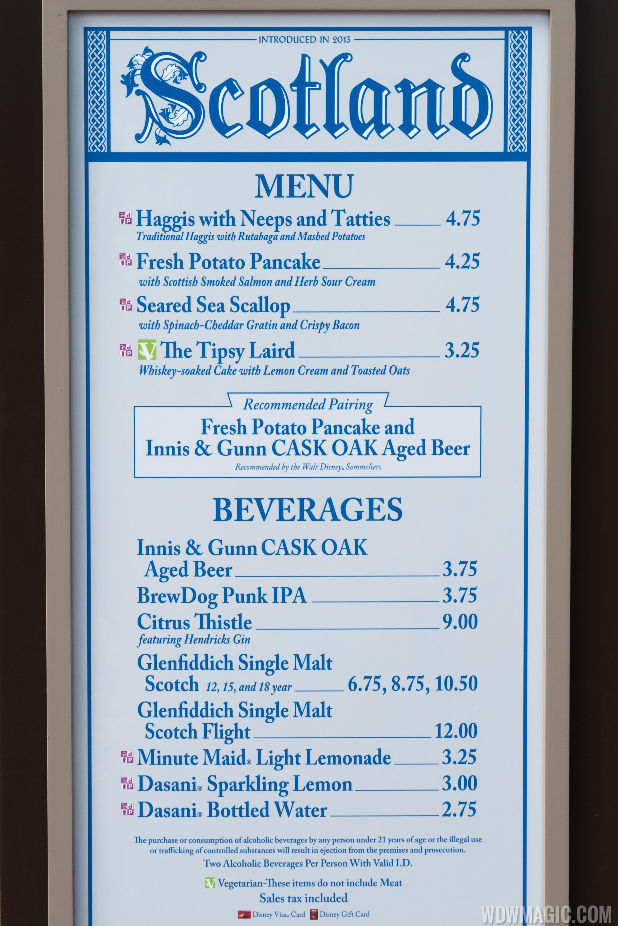 2015 Epcot Food and Wine Festival Marketplace kiosk menus and pricing ...