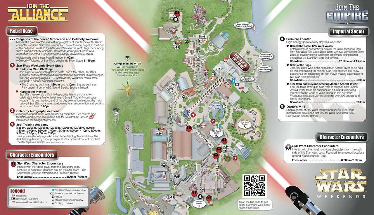2013 Star Wars Weekends June 7 - June 9 guide map - Photo 2 of 2
