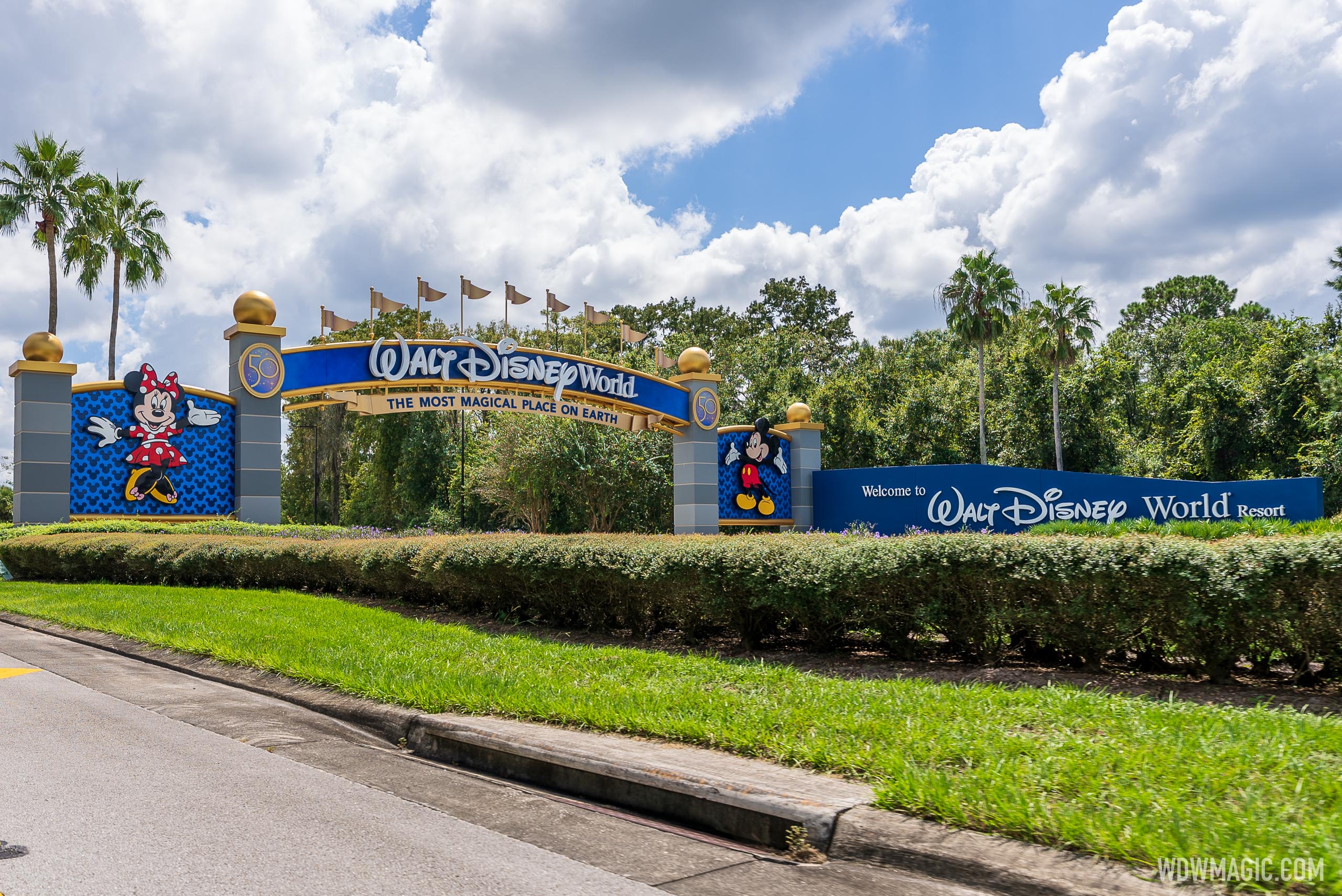 Walt Disney World Western Way gateway 50th decor - Photo 4 of 4