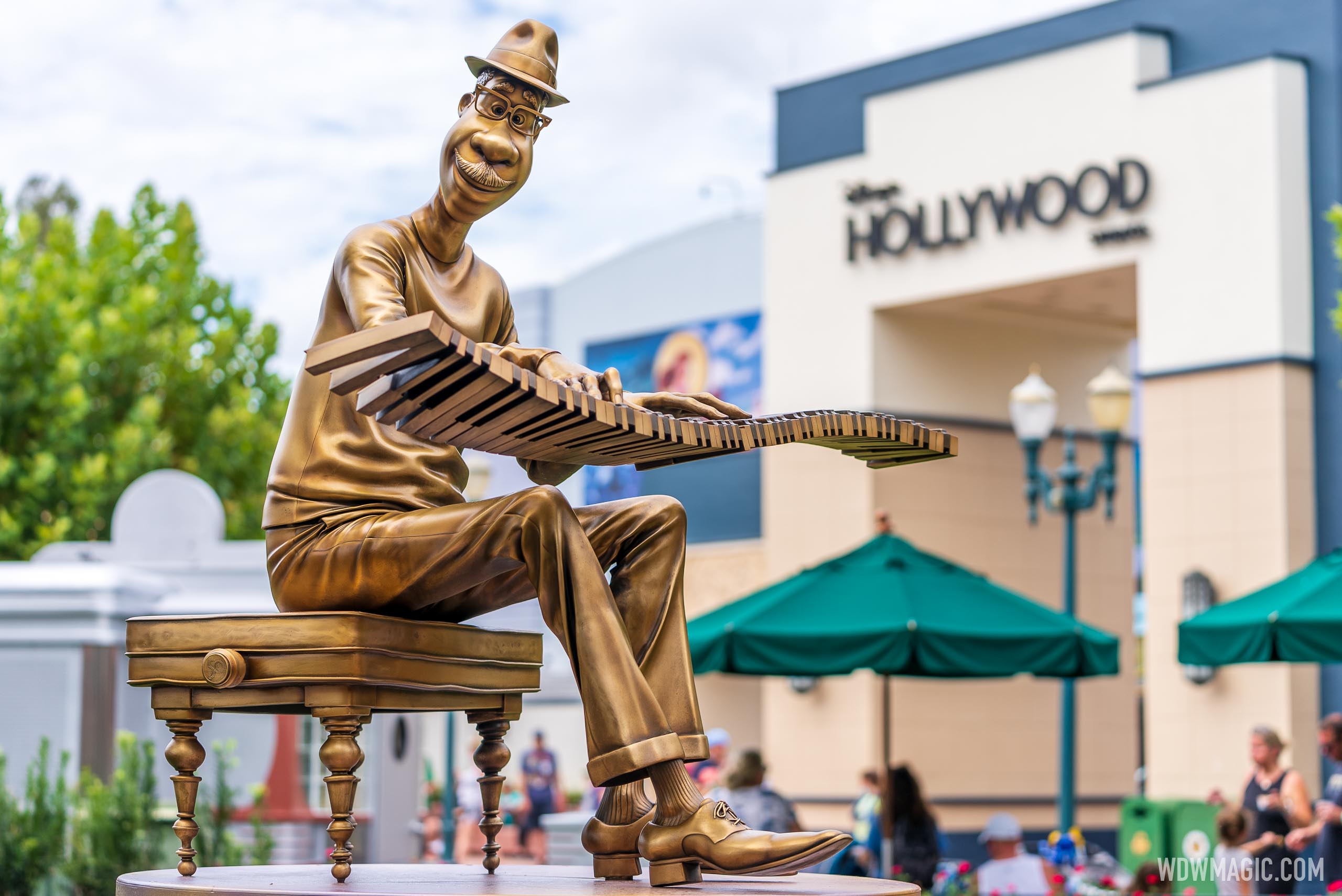 Disney Fab 50 golden character statues at Disney's Hollywood Studios