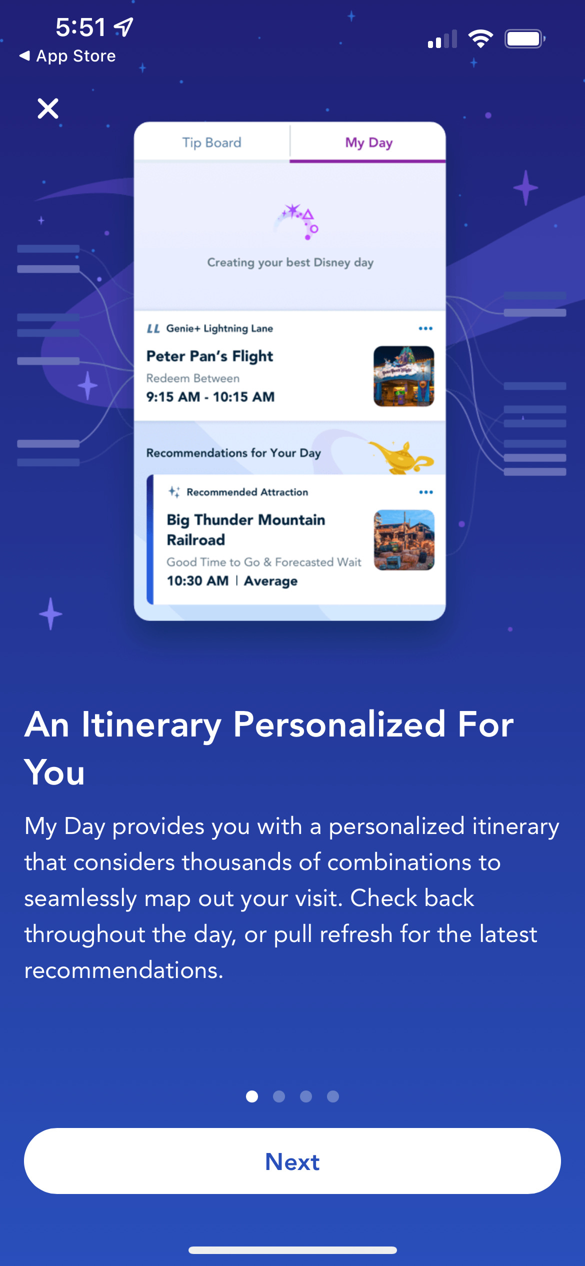 Screenshots - Disney Genie day planning - 'My Day' setup - Photo 2 of 17
