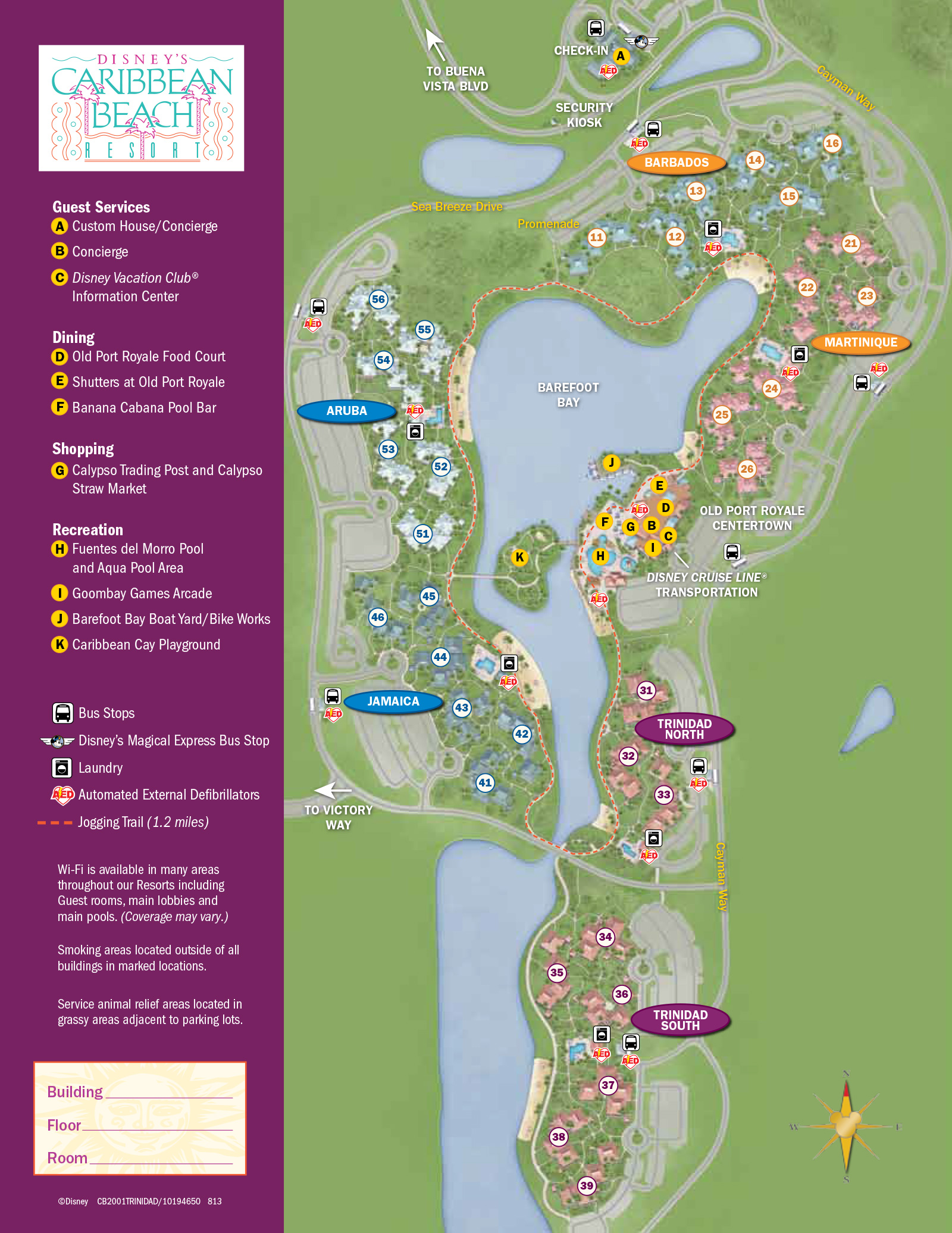 PHOTOS - New design of maps now at Walt Disney World resort hotels