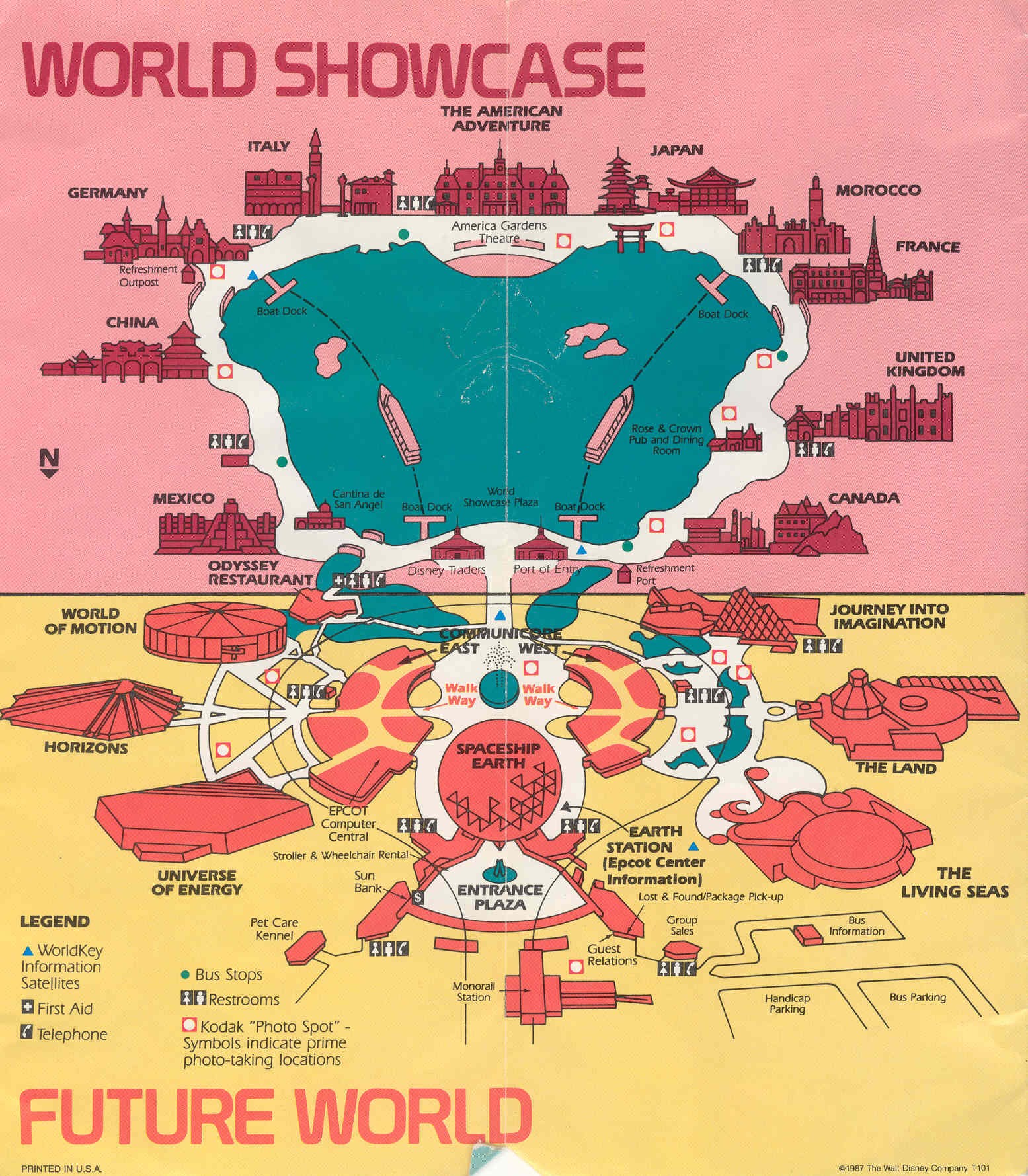 Epcot Center Guide Book 1986 - Photo 7 of 12