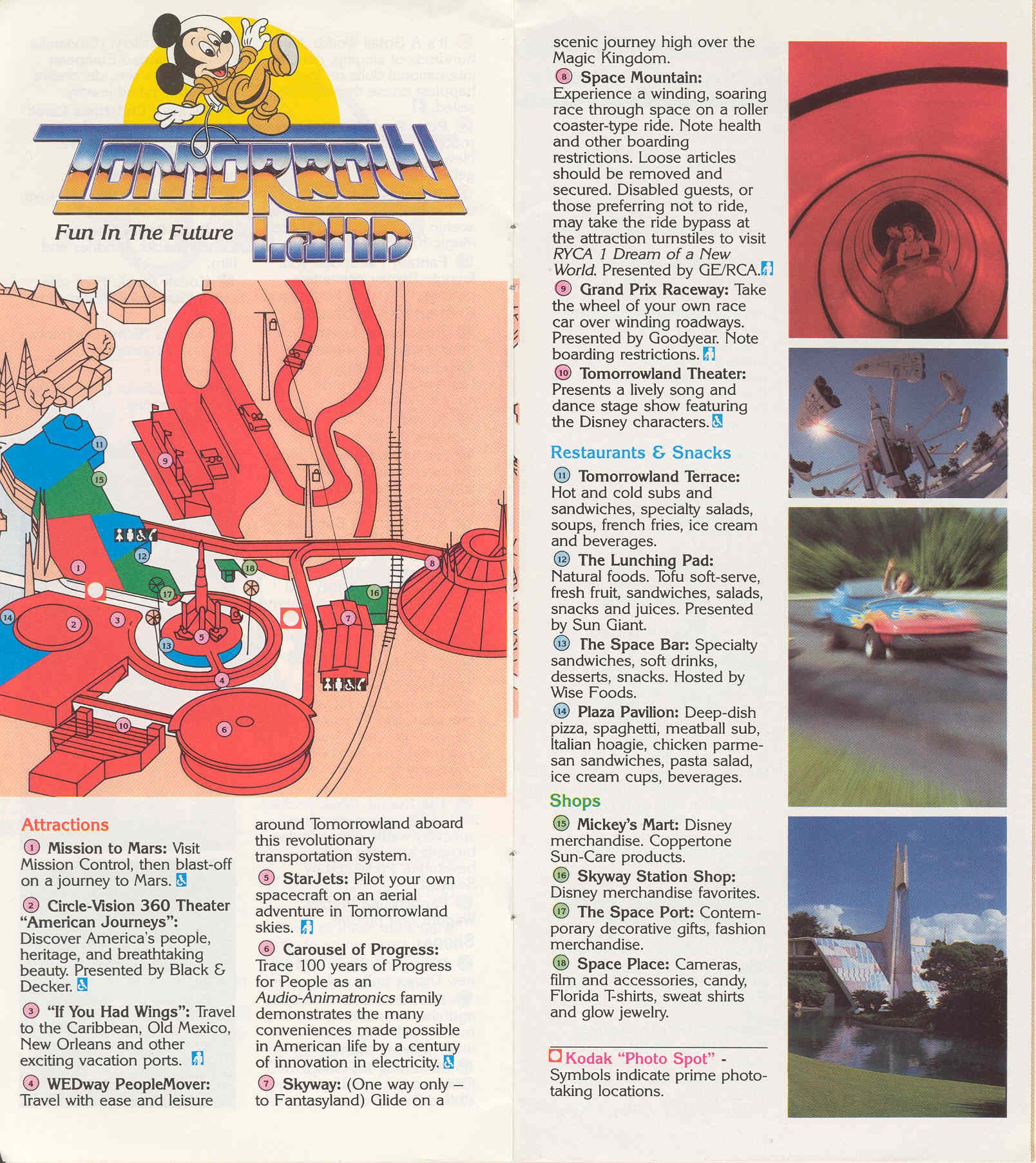 Epcot Center Guide Book 1986 - Photo 11 of 12
