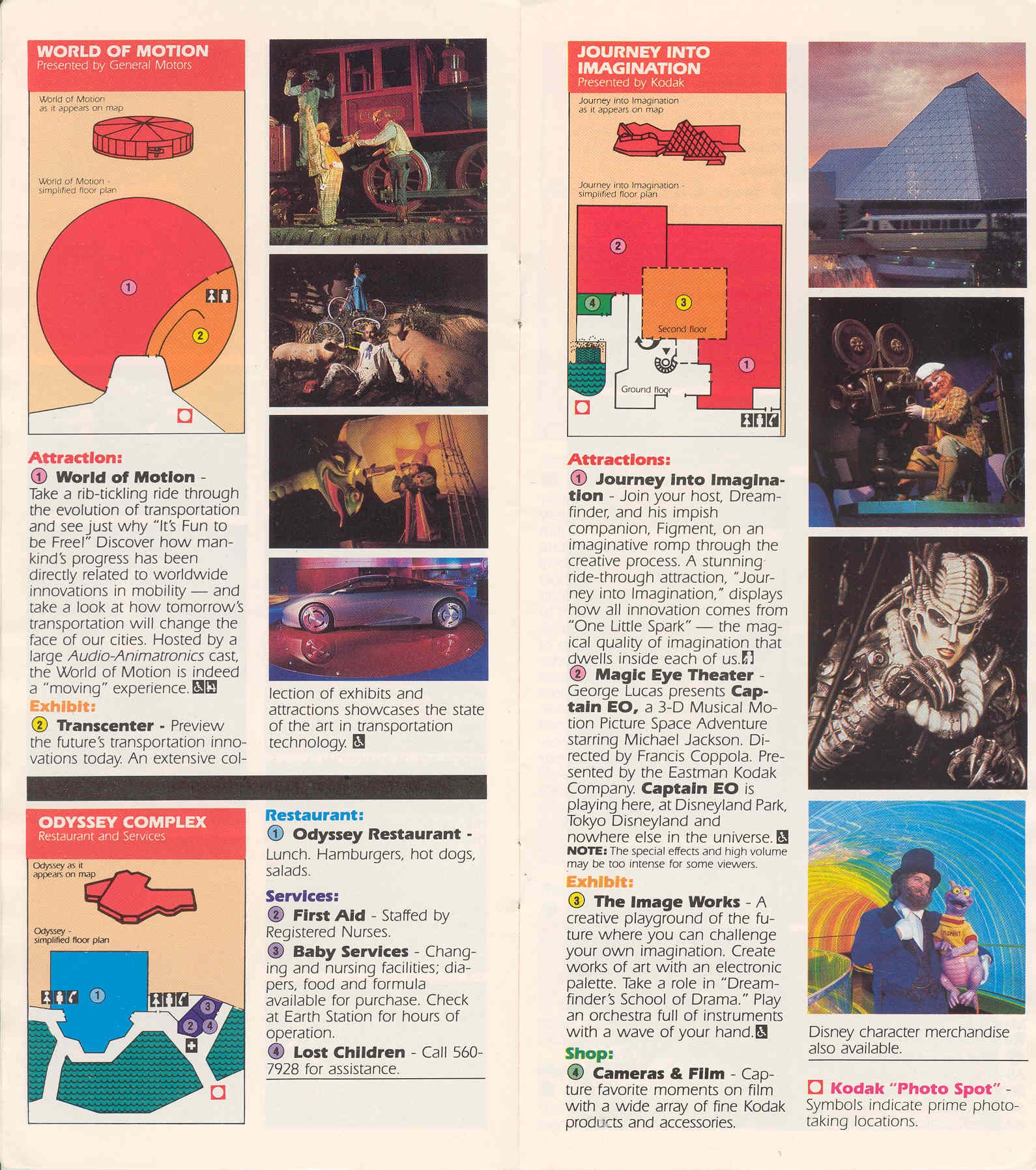 Epcot Center Guide Book 1989 - Photo 3 of 14