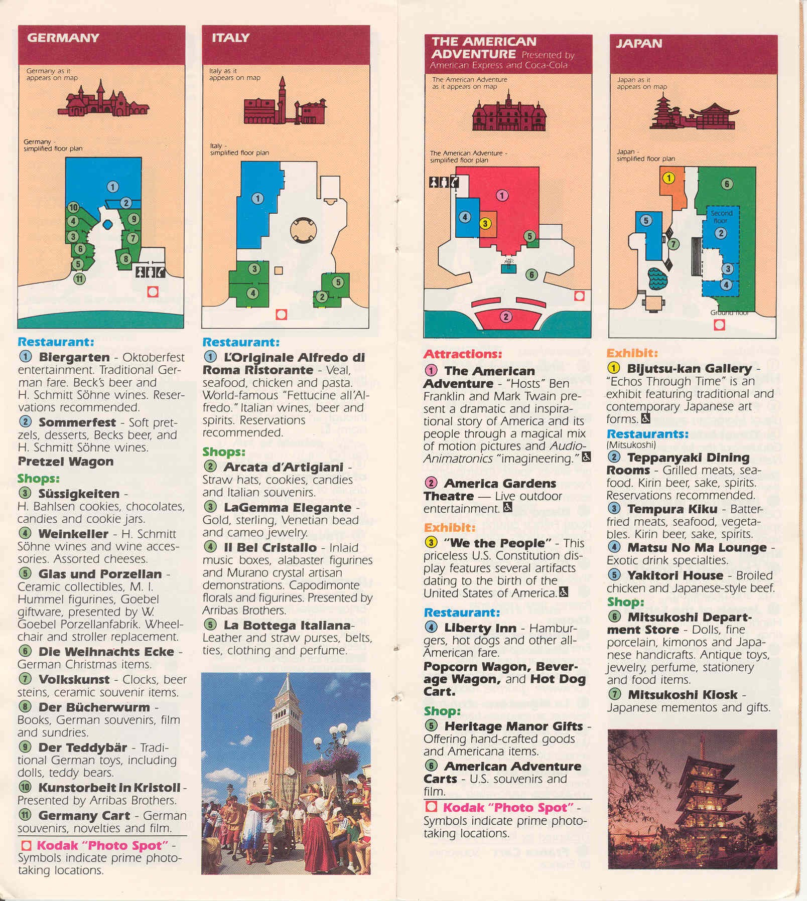 Epcot Center Guide Book 1989 - Photo 6 of 14