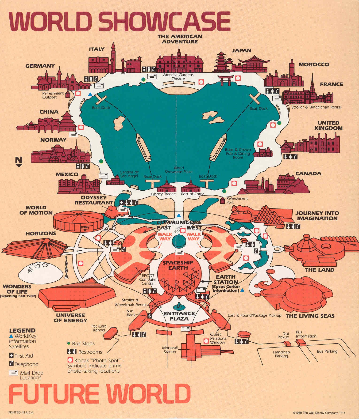 Epcot Center Guide Book 1989 - Photo 9 of 14
