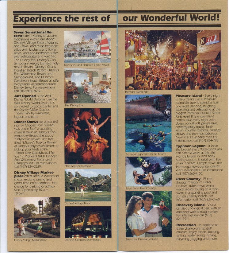 Epcot Center Guide Book 1990 - Photo 5 of 15