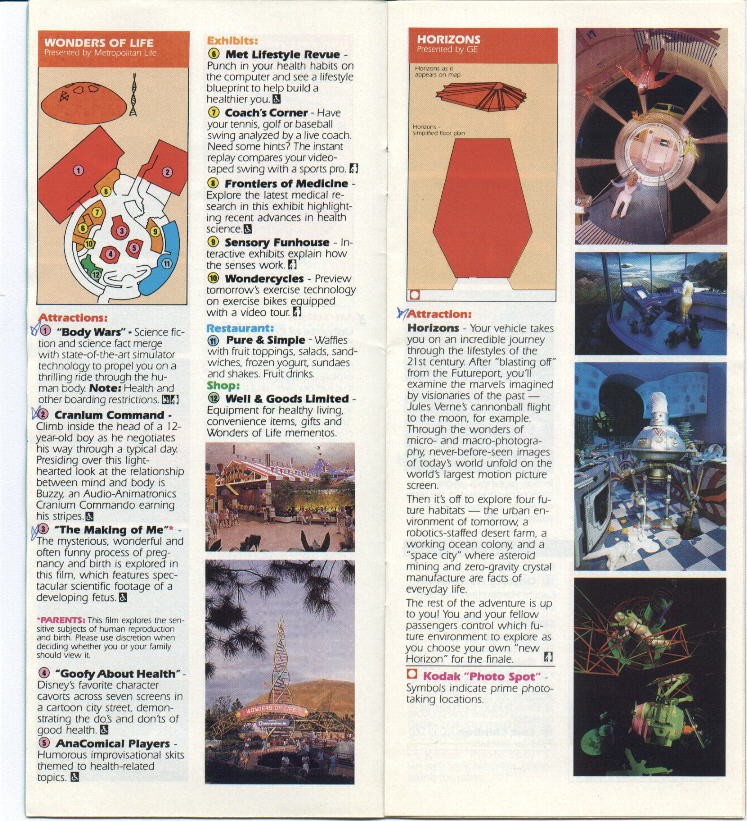Epcot Center Guide Book 1990 - Photo 12 of 15