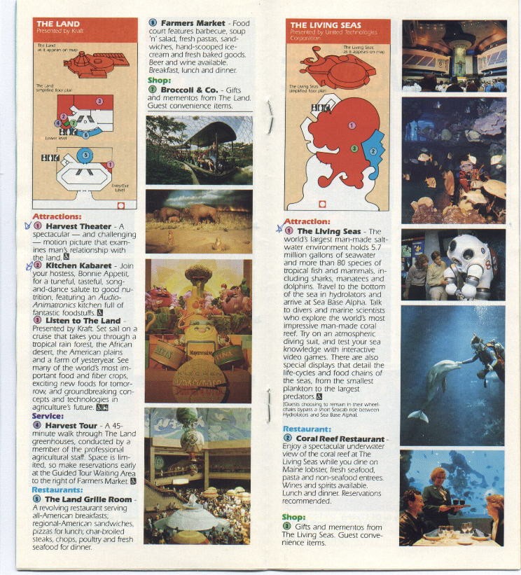 Epcot Center Guide Book 1990 - Photo 14 of 15