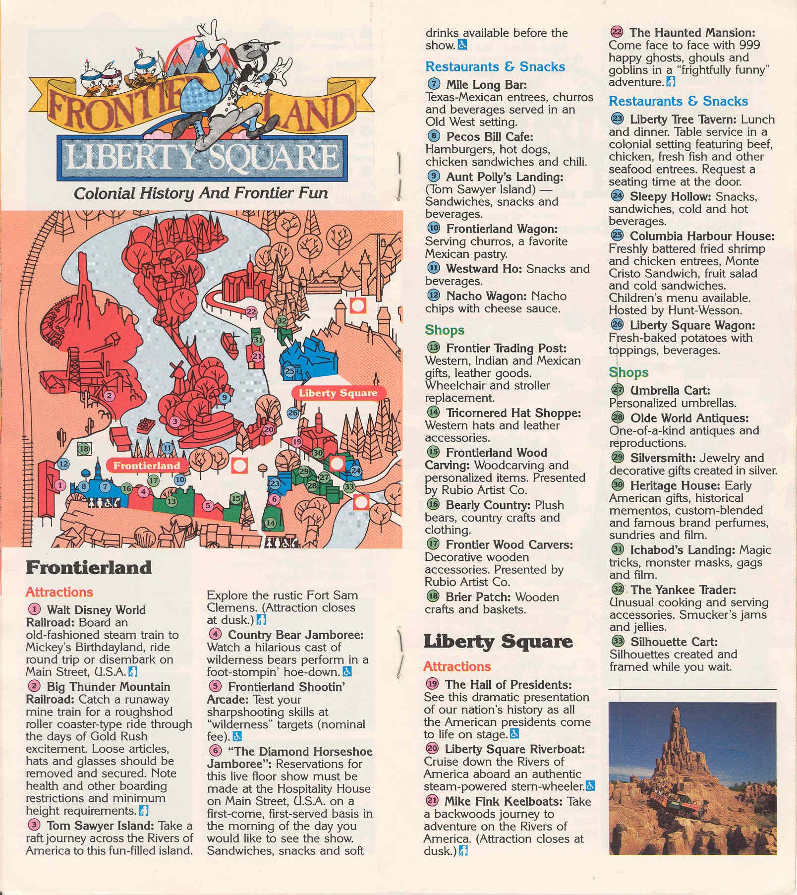 Magic Kingdom Guide Book 1988 - Photo 4 of 14